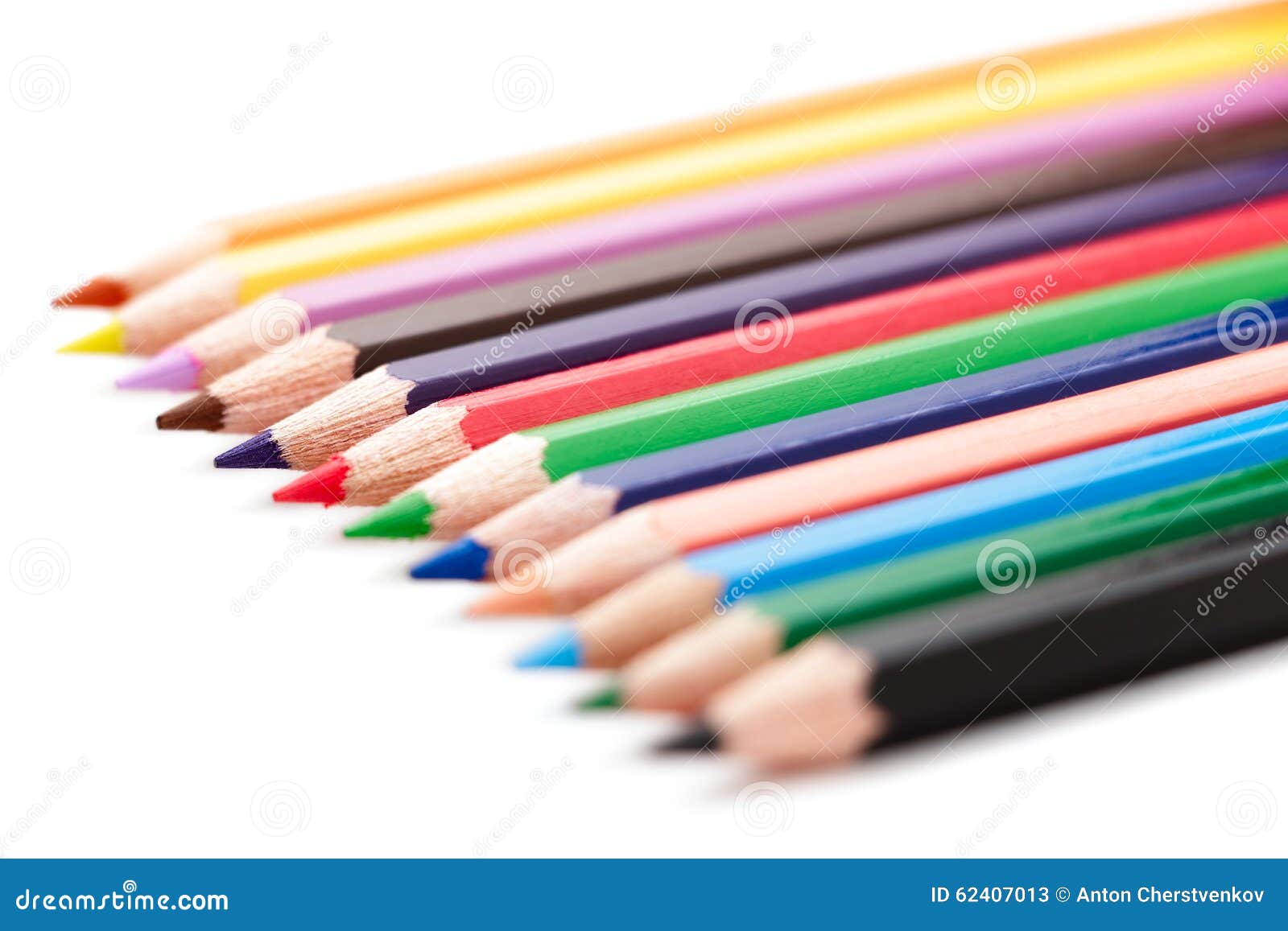 Group of colored pencils stock image. Image of colorful - 62407013