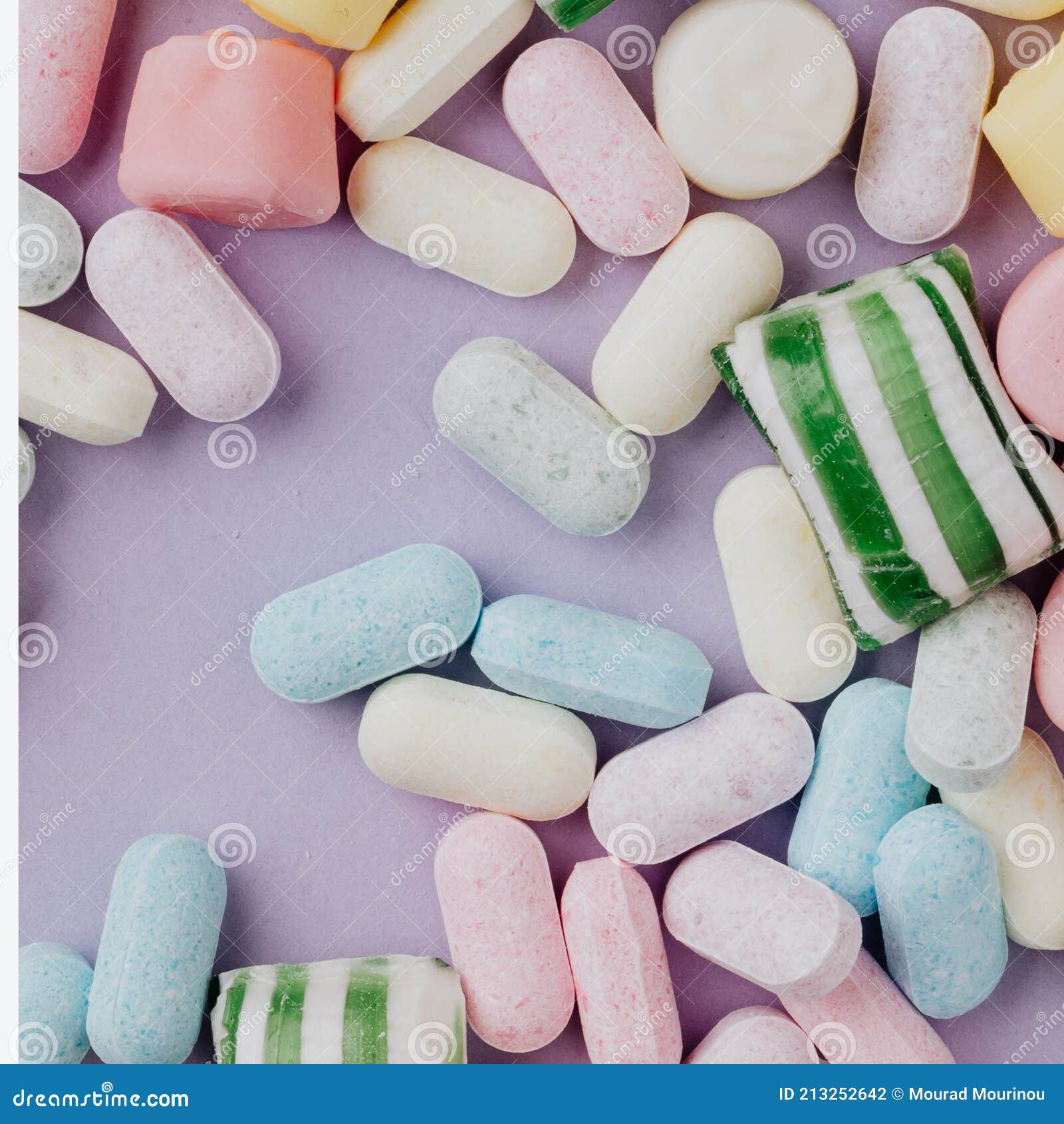 A Group of Colored Sugary Sweets for Occasions and Holidays. Stock ...