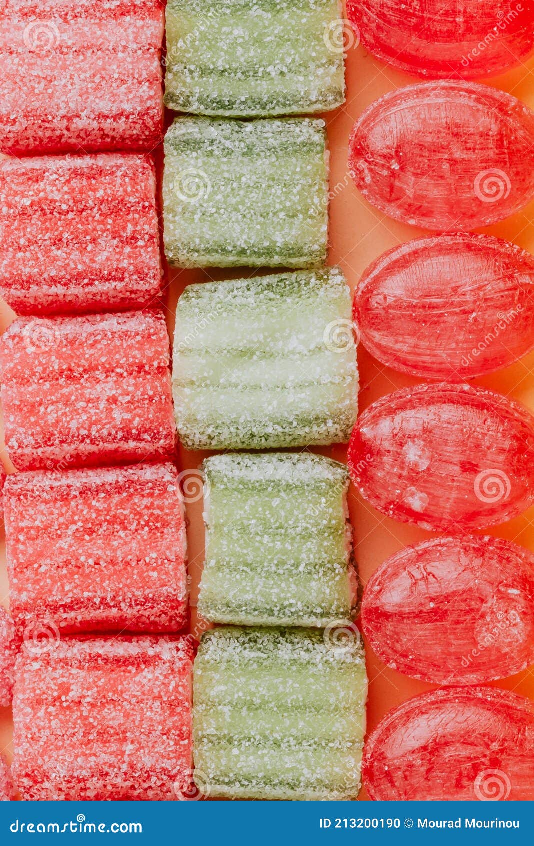 A Group of Colored Sugary Sweets for Occasions and Holidays. Stock ...