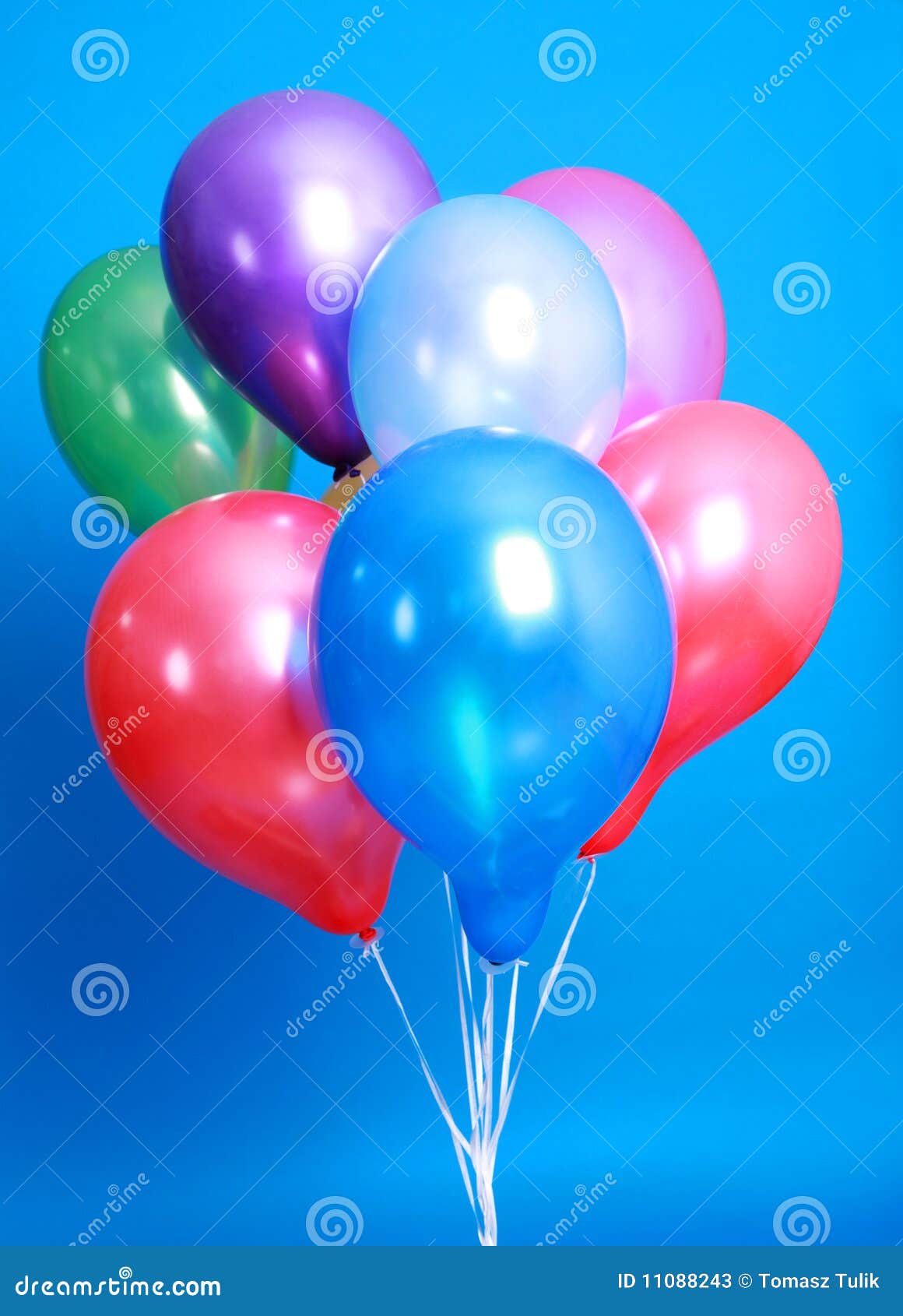 Group of colorful balloons stock image. Image of background - 11088243
