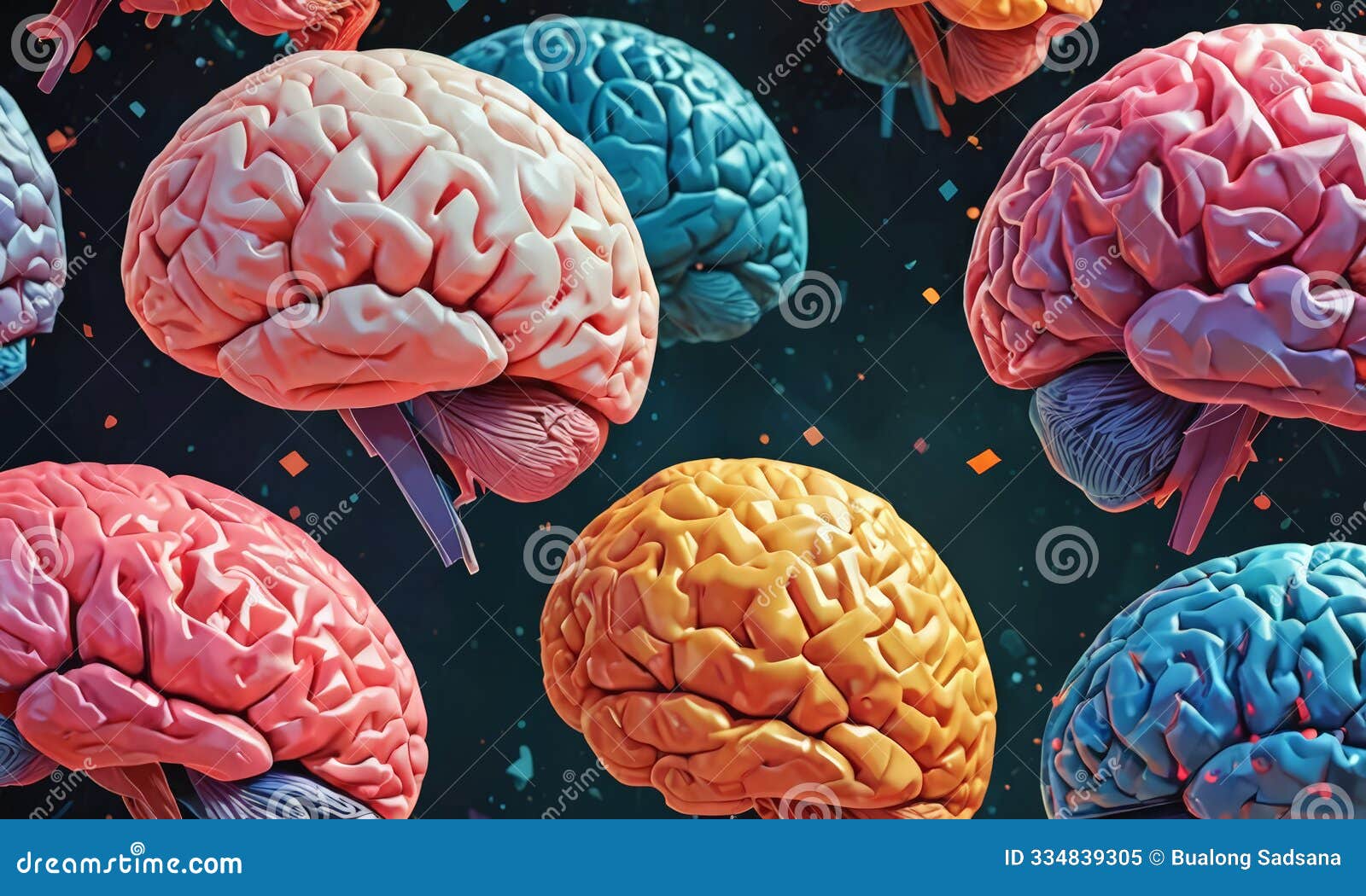 Colorful Brain Illustration, Cognitive Science, Educational Psychology ...