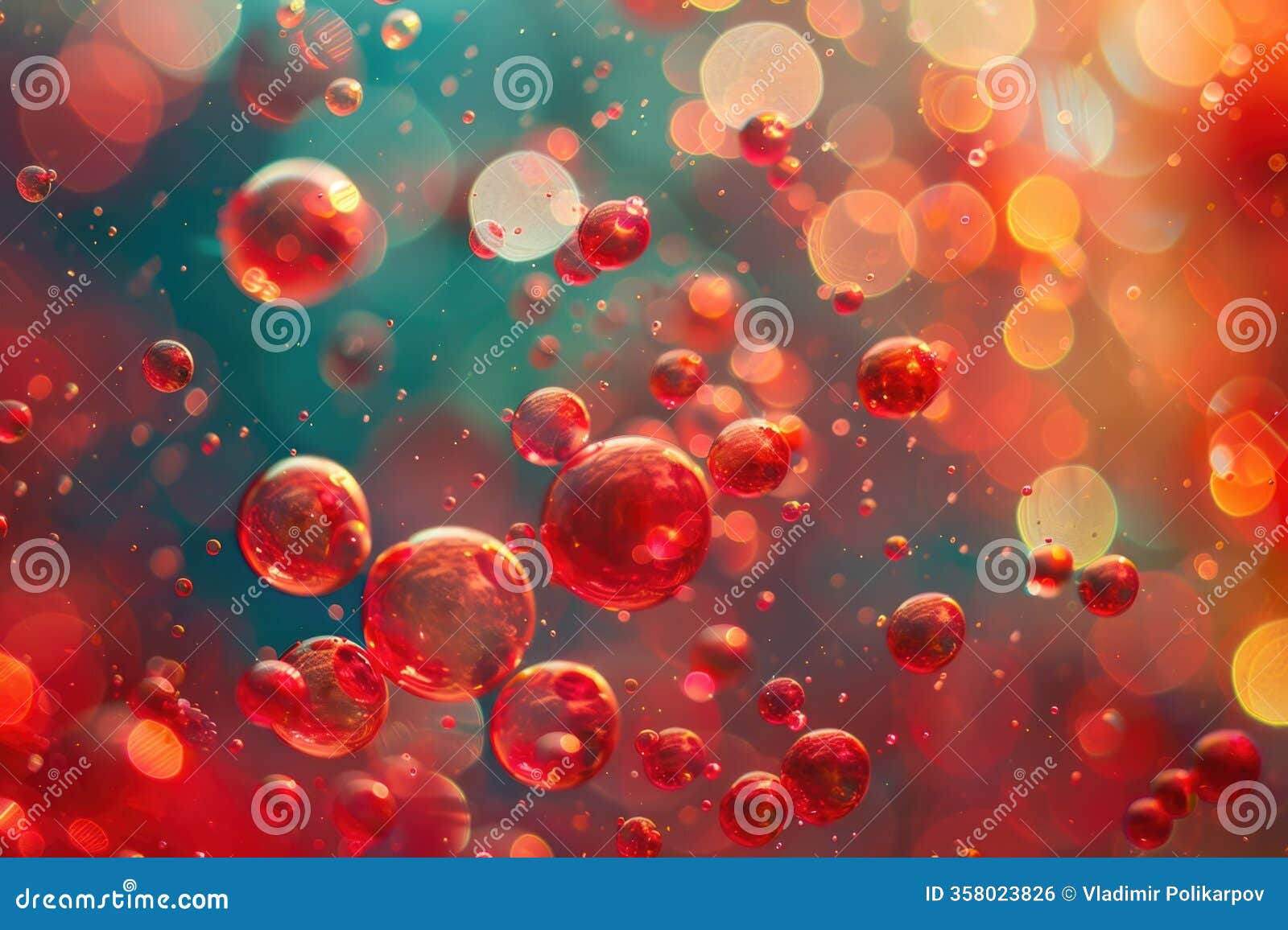 A Group of Colorful Bubbles Floating in Mid-air, Possibly Used As a ...