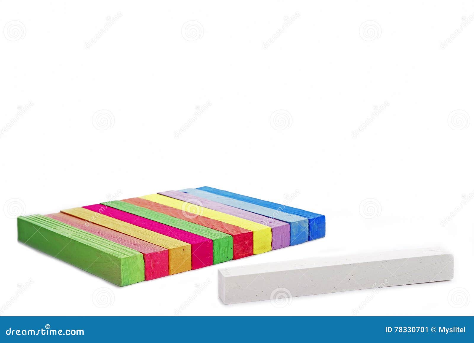 Group colorful chalk stock image. Image of green, colorful - 78330701