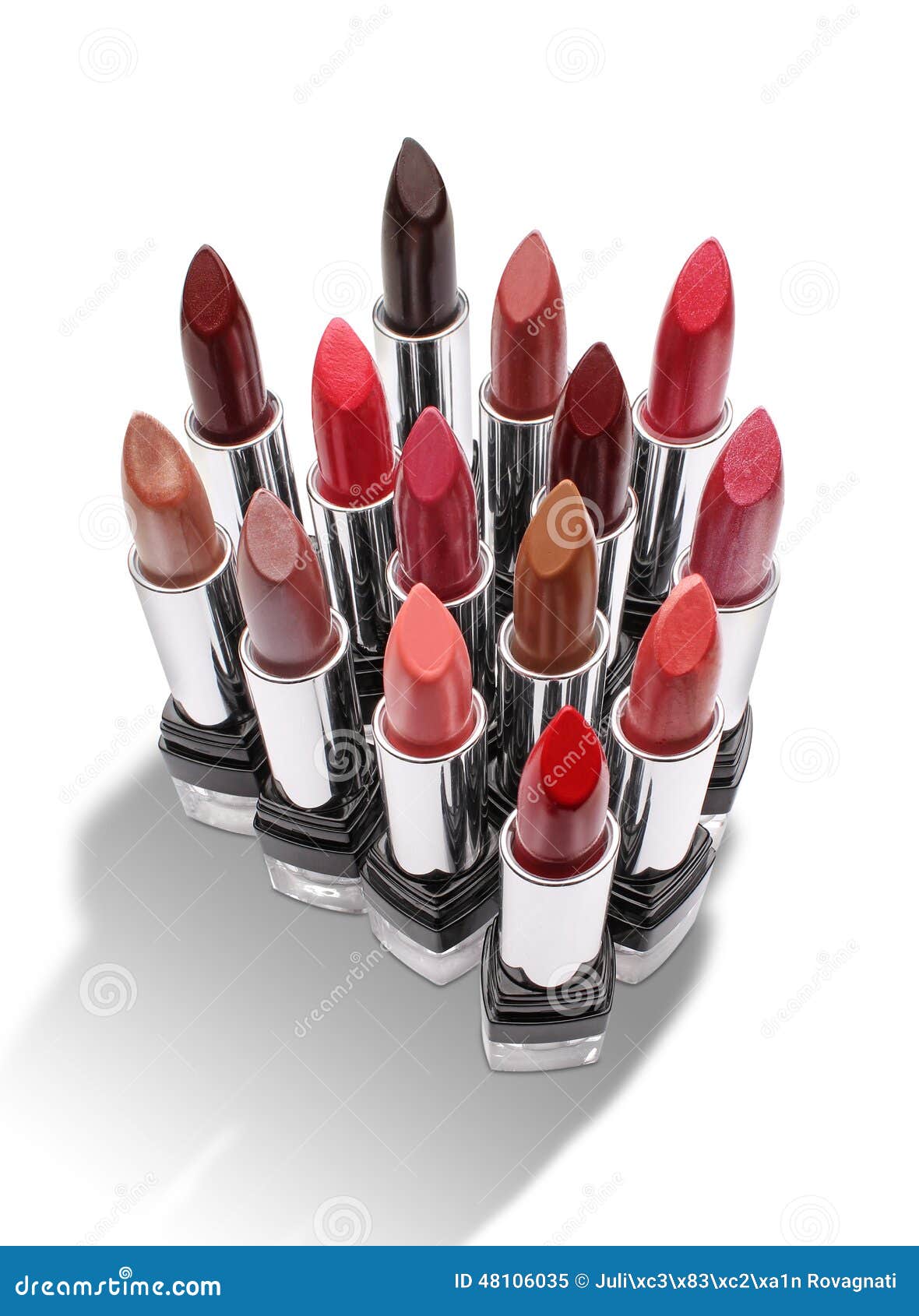 Group of Colorful Lipsticks Stock Image - Image of blank, vibrant: 48106035