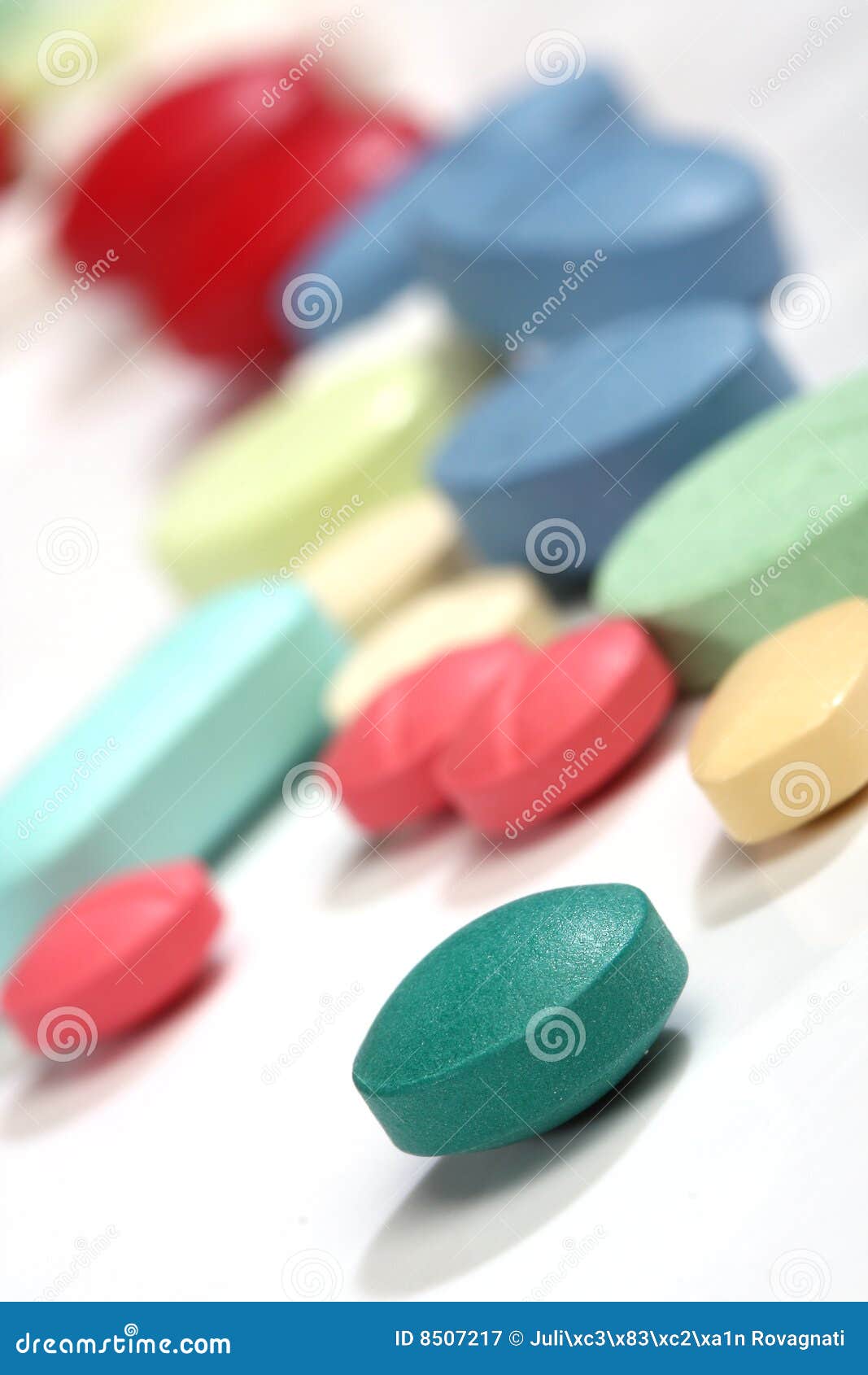Group of Colorful Medicine Pills Stock Image - Image of medicine ...