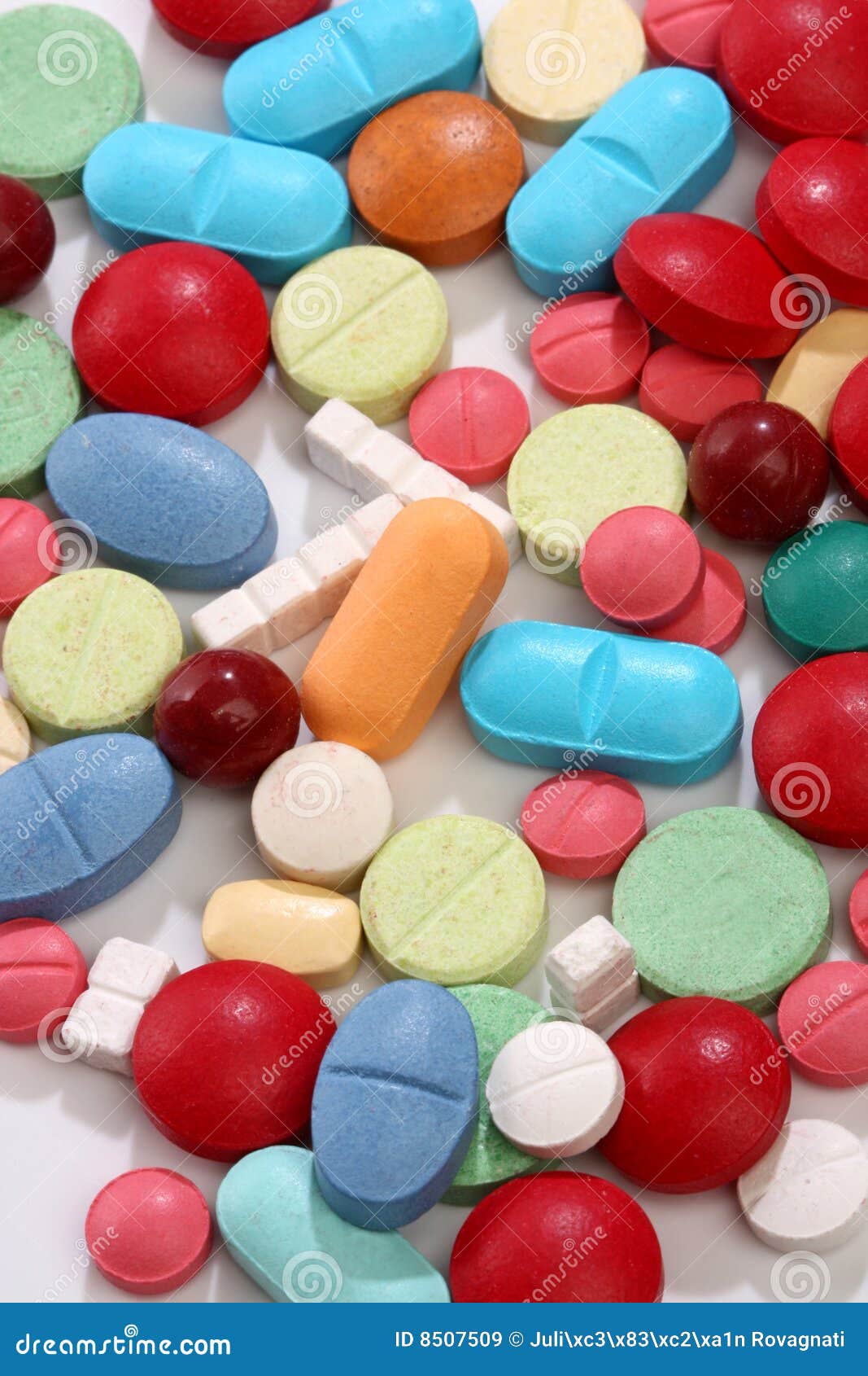 Group of Colorful Medicine Pills Stock Image - Image of colorful, drugs ...