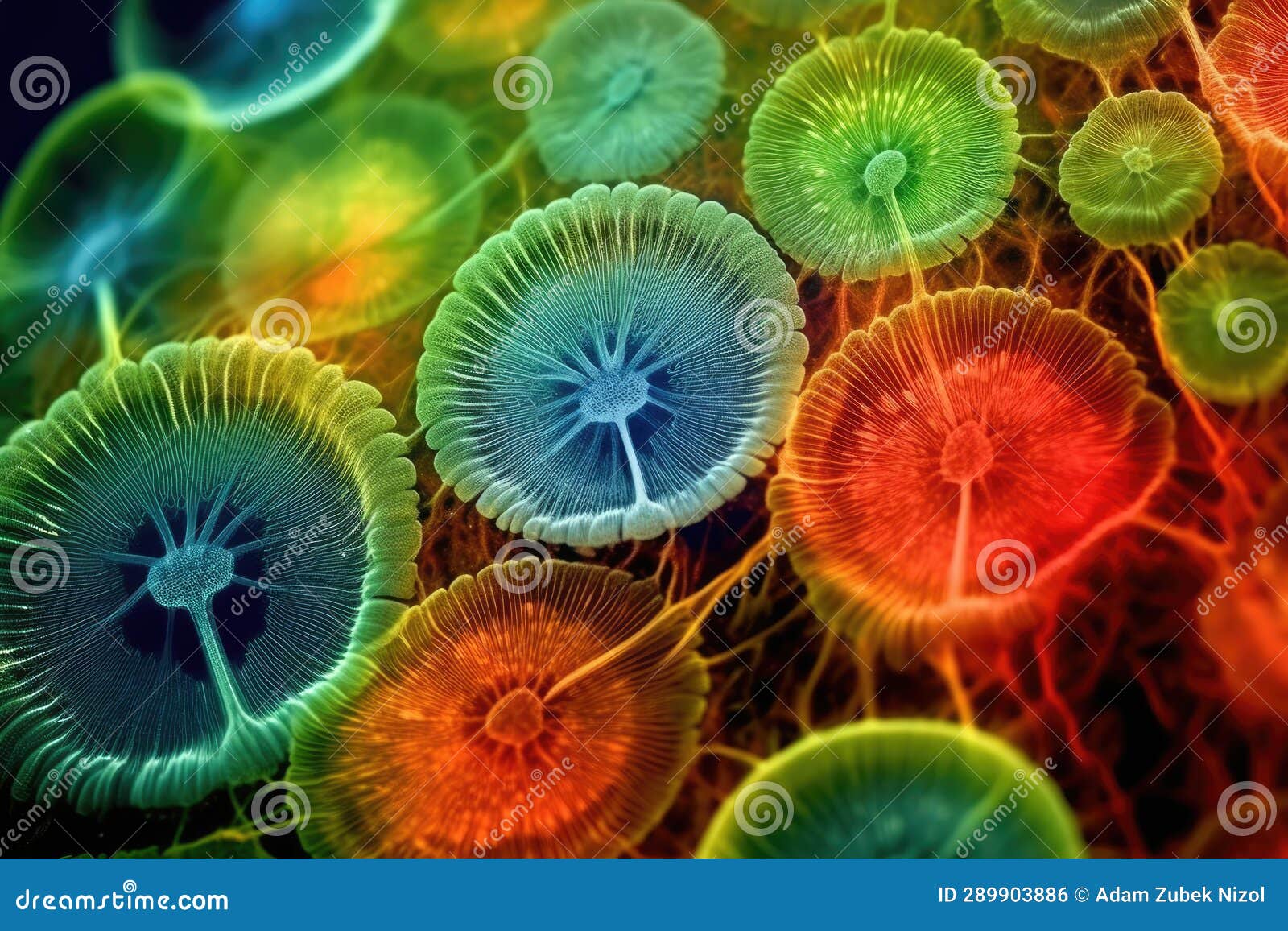 A Group of Colorful Round Objects Stock Illustration - Illustration of ...