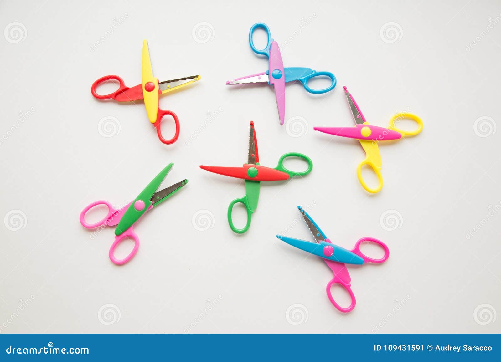 A Group of Colorful Scissors Stock Image - Image of copy, cutting ...