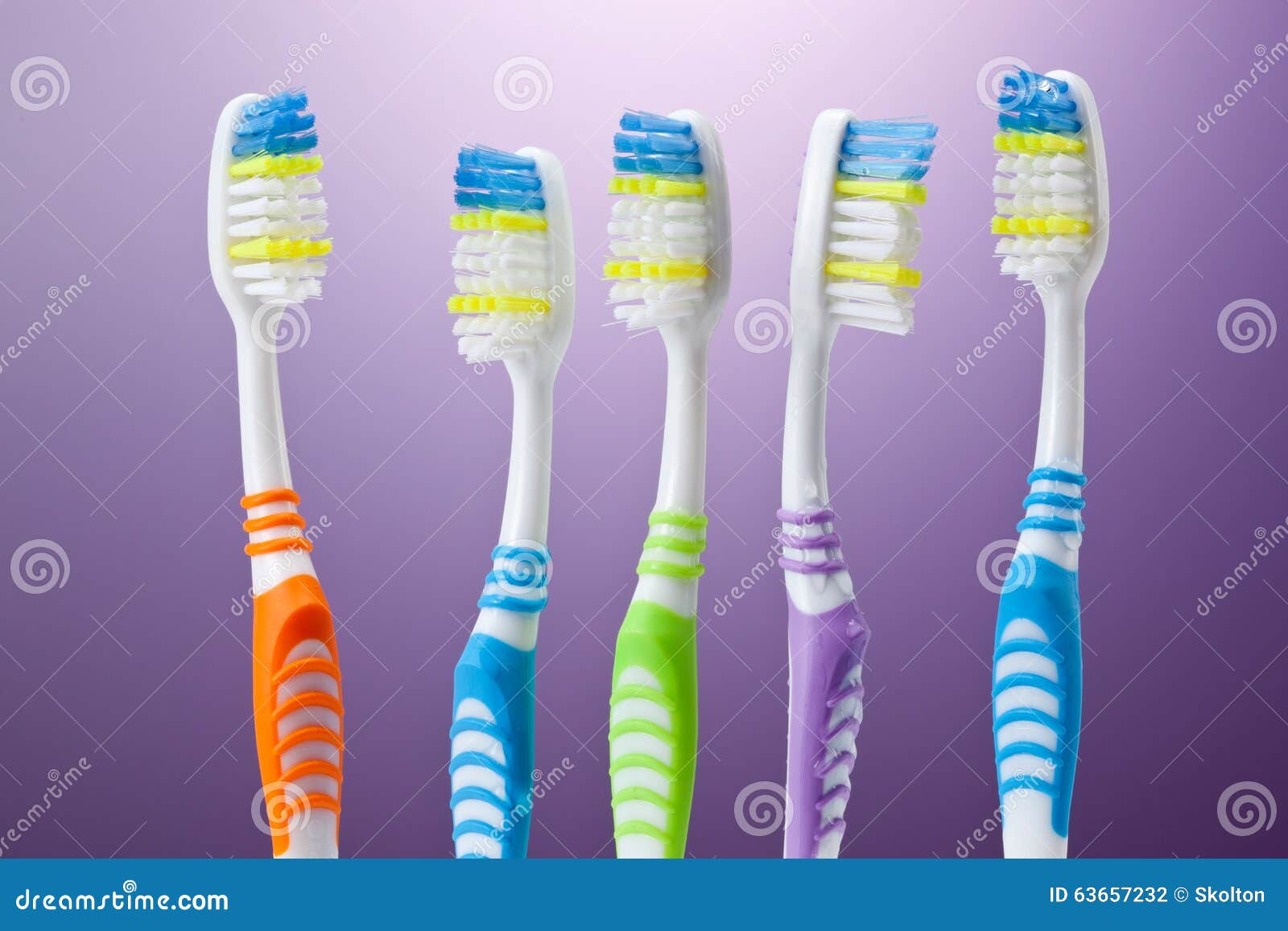 A Group of Colorful Toothbrushes Stock Photo - Image of cleanliness ...