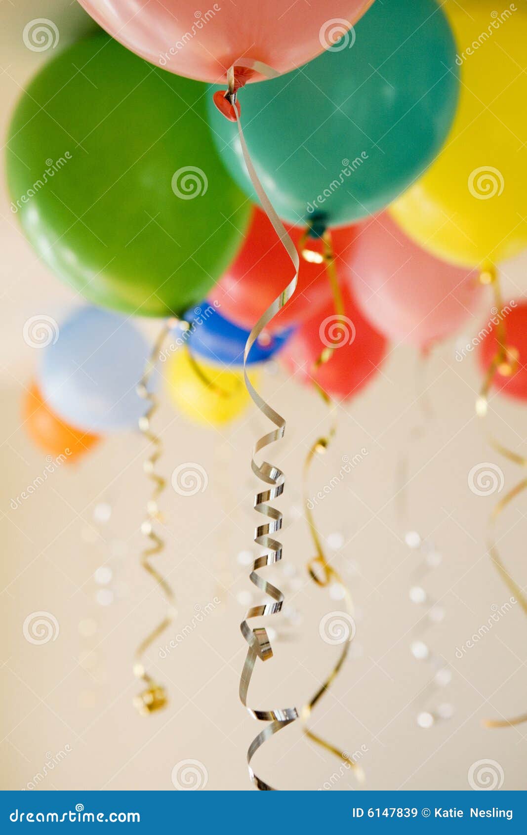 Group of Coloured Party Balloons Stock Image - Image of colour, colored ...