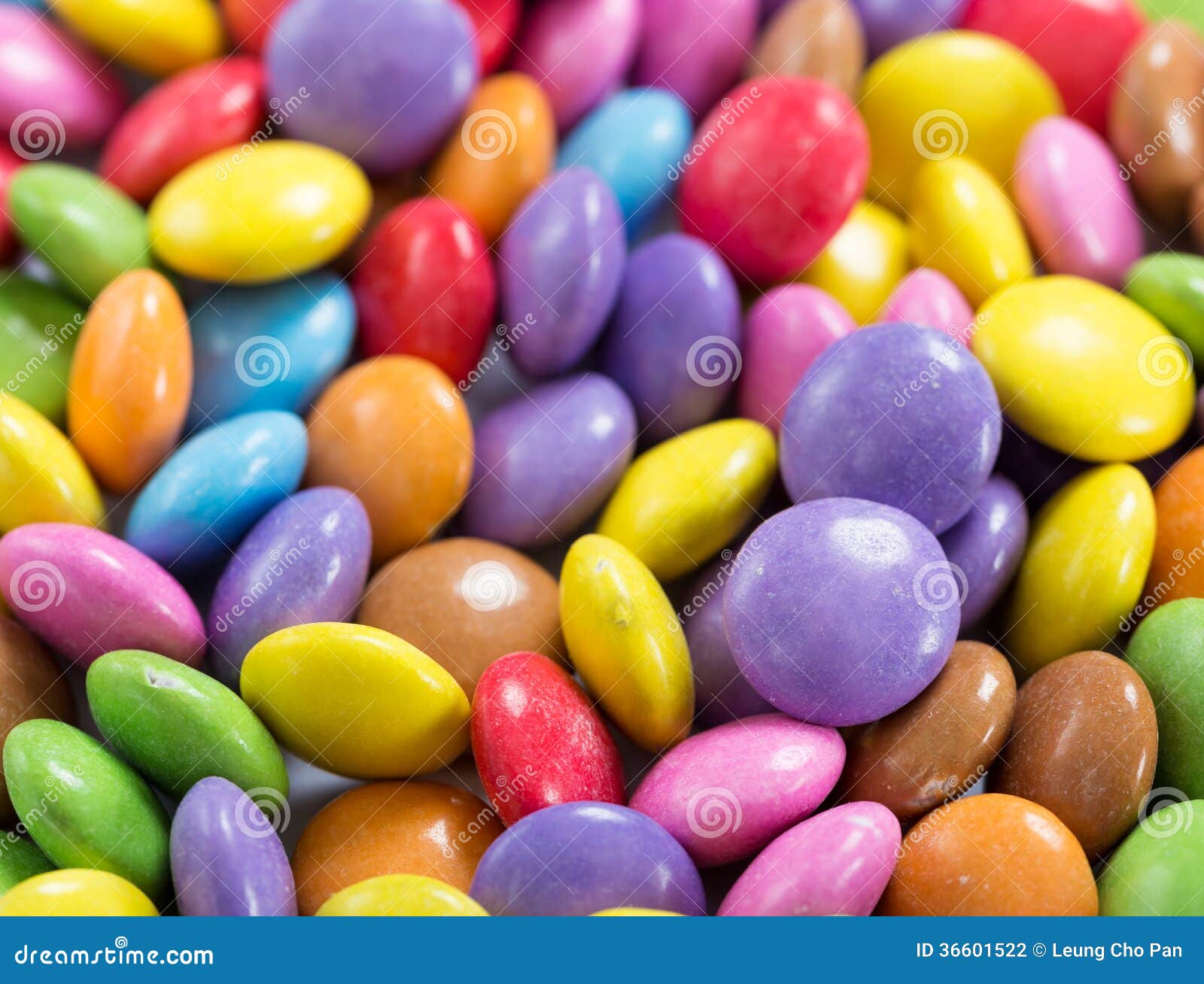 Group of Colourful Chocolate Bean Stock Photo - Image of candy ...