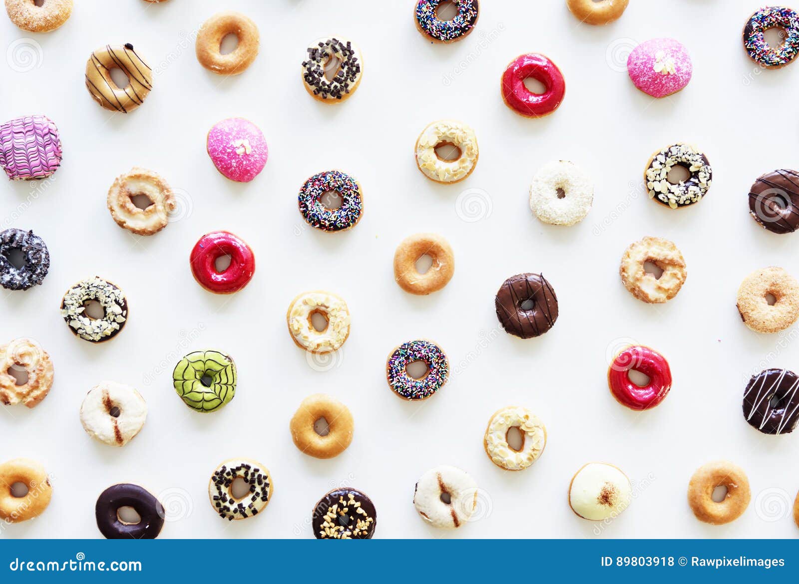 Group of Colourful Doughnut Bakery Sweet Dessert Stock Photo - Image of ...