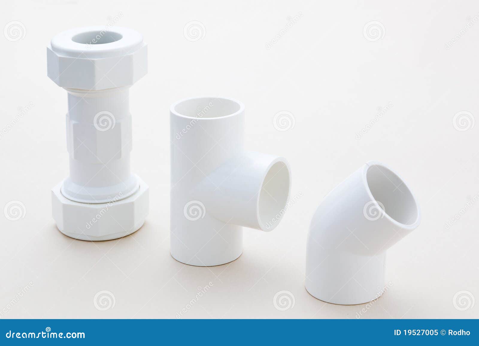 Group of Combined Fittings for PVC Pipes Stock Image - Image of drain ...
