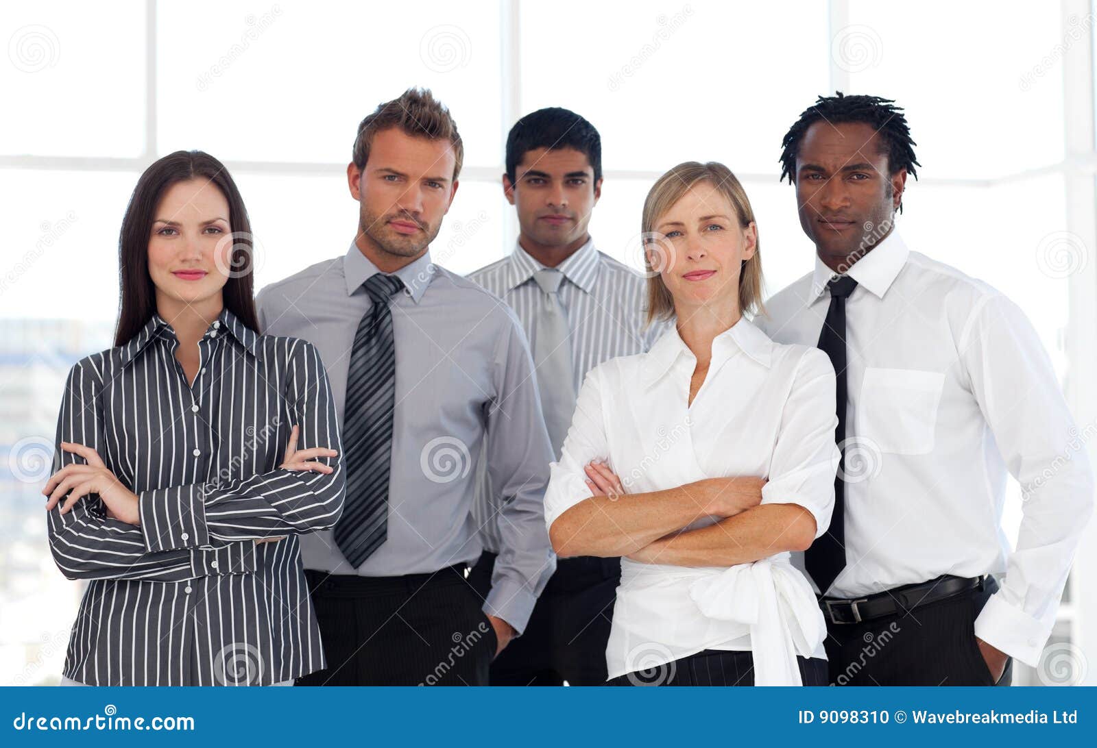 A Group of Confident Business People Stock Photo - Image of friendly ...
