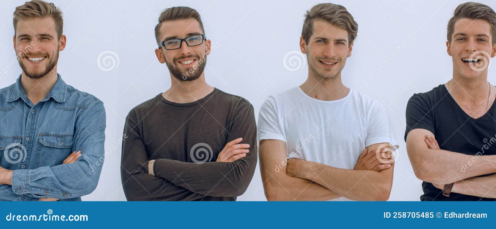 Group of Confident Young People Stock Image - Image of success ...