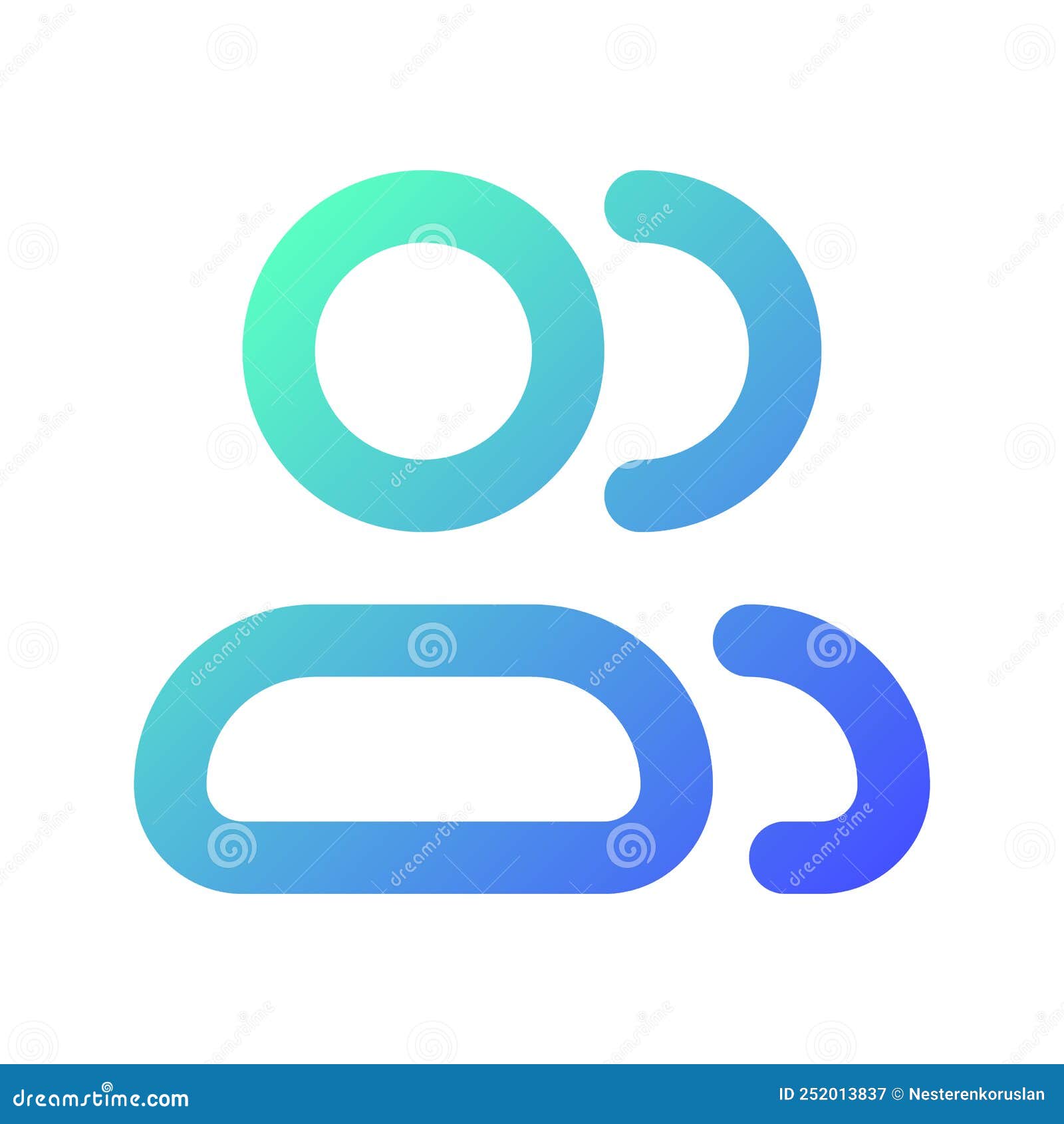 Group of Contacts Pixel Perfect Gradient Linear Ui Icon Stock Vector ...