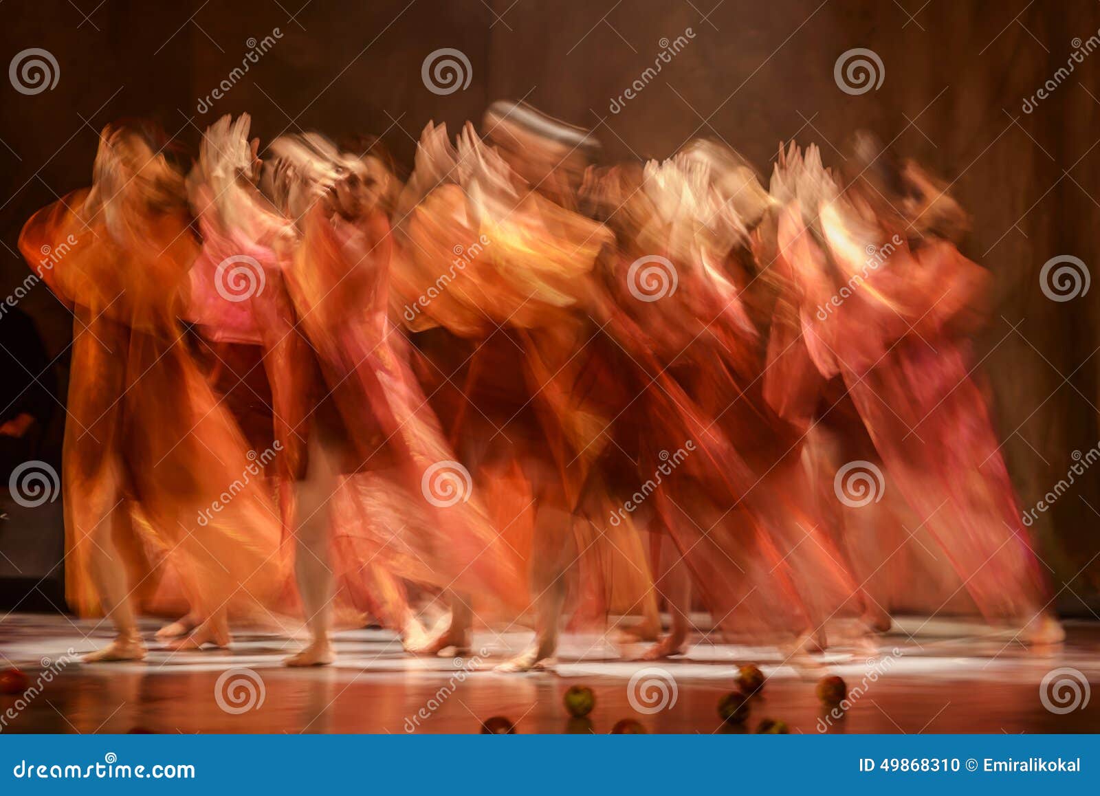 Group of Contemporary Dancers Performing on Stage Editorial Image ...