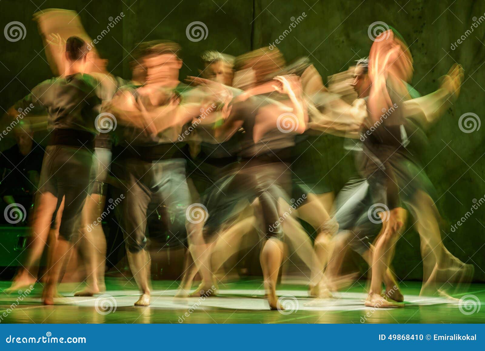 Group of Contemporary Dancers Performing on Stage Editorial Image ...