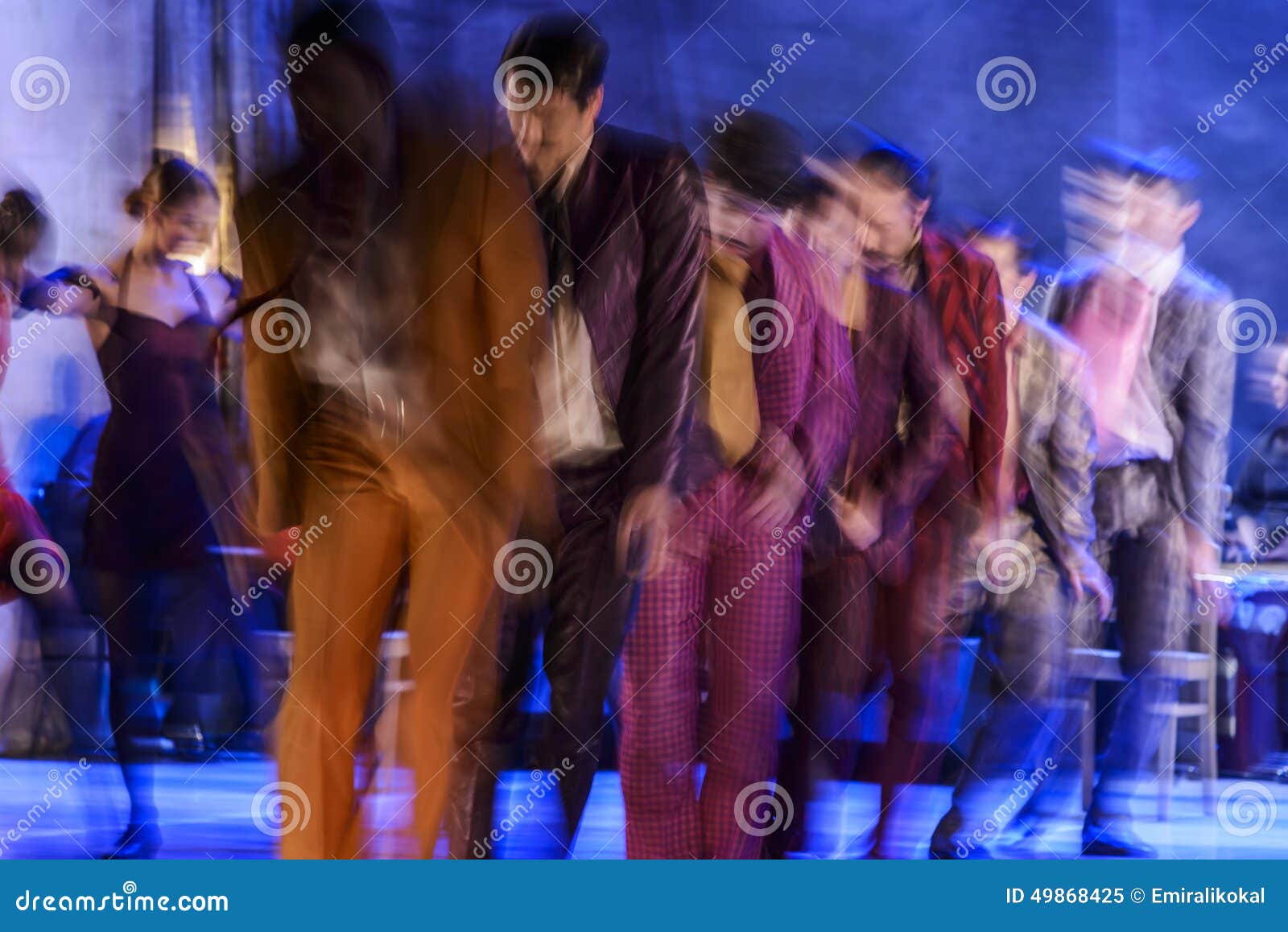 Group of Contemporary Dancers Performing on Stage Editorial Image ...