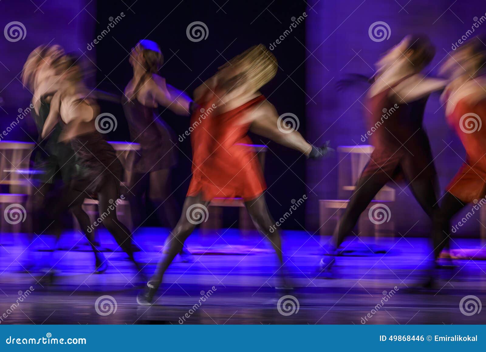 Group of Contemporary Dancers Performing on Stage Editorial Photo ...