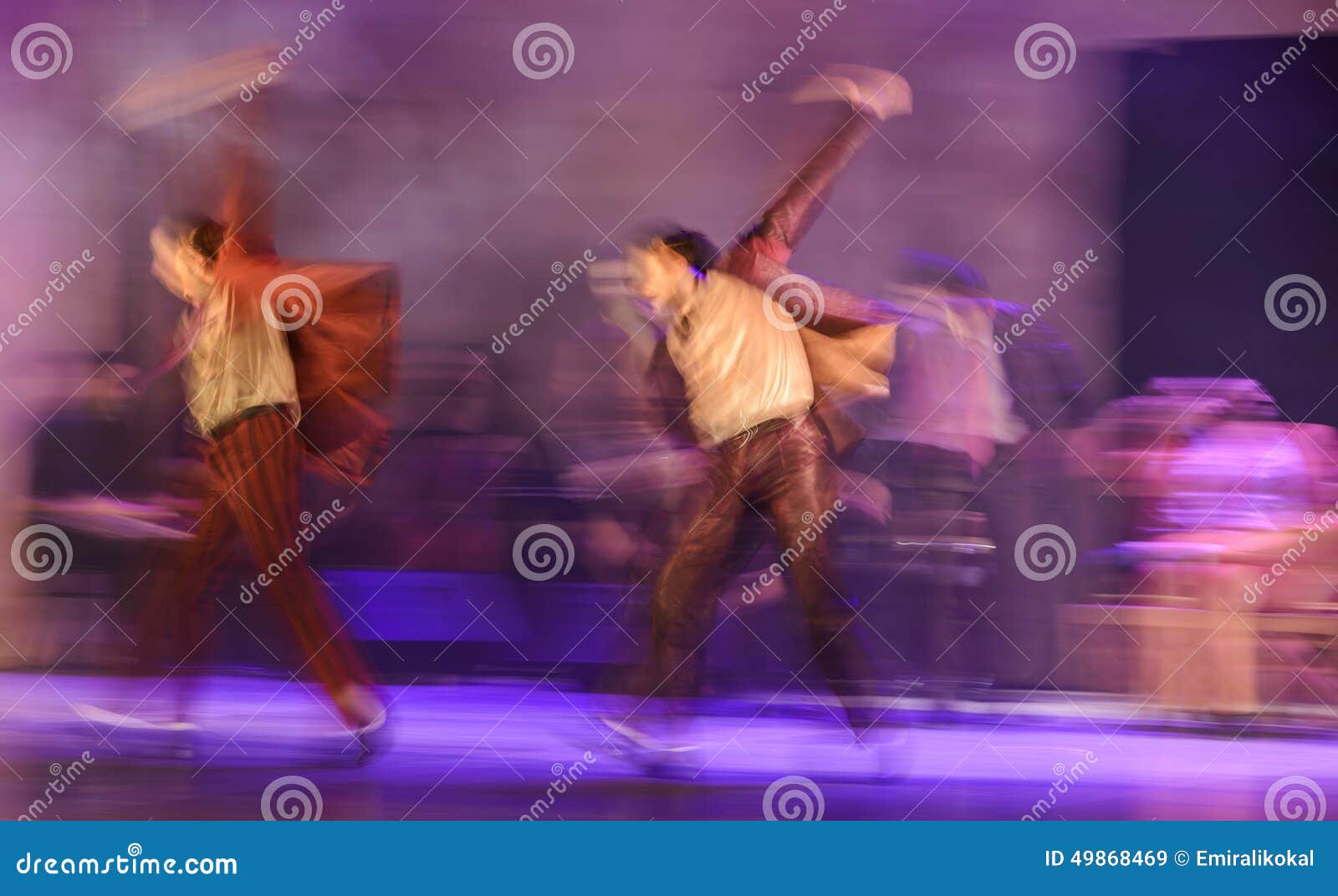 Group of Contemporary Dancers Performing on Stage Editorial Stock Image ...