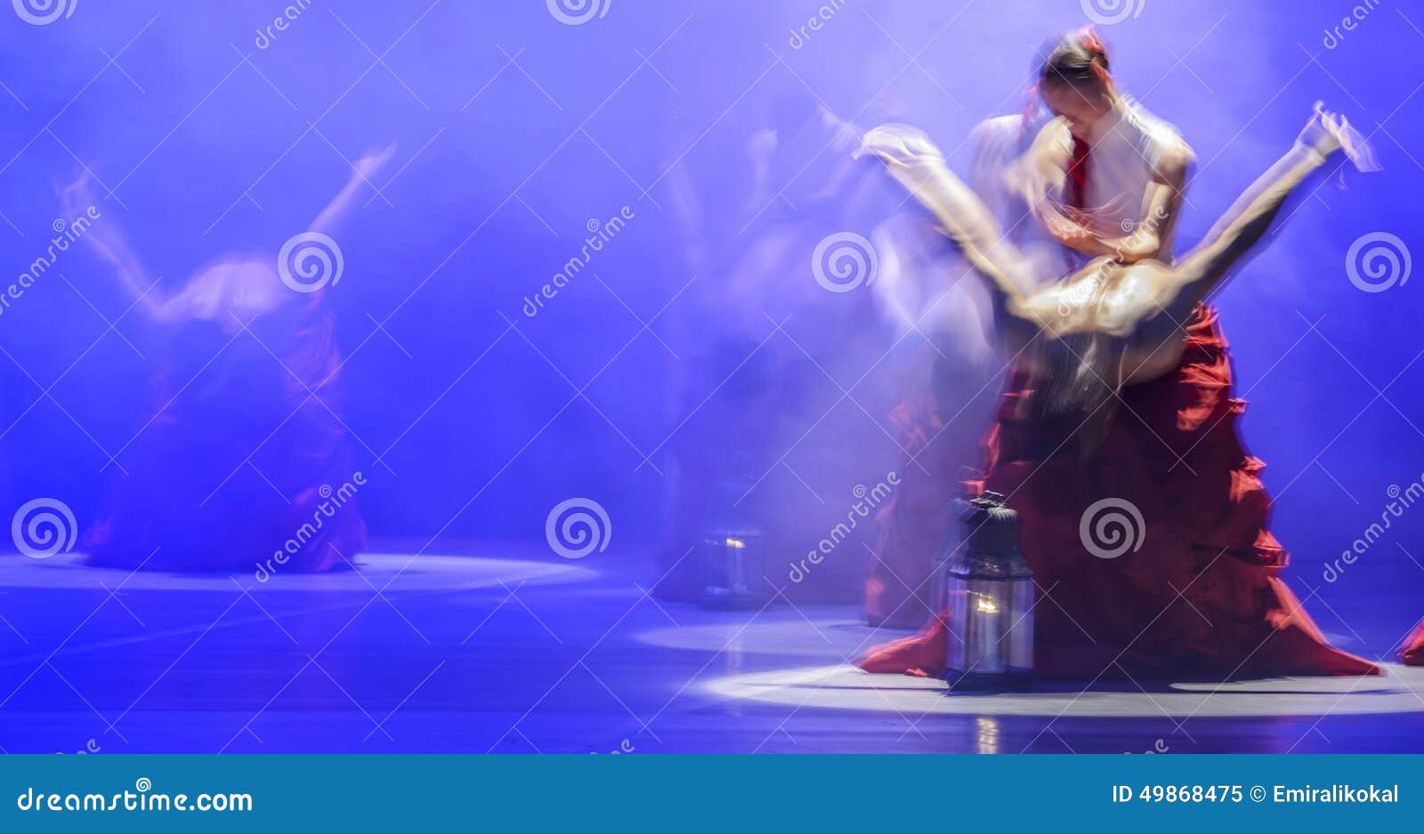 Group of Contemporary Dancers Performing on Stage Editorial Image ...