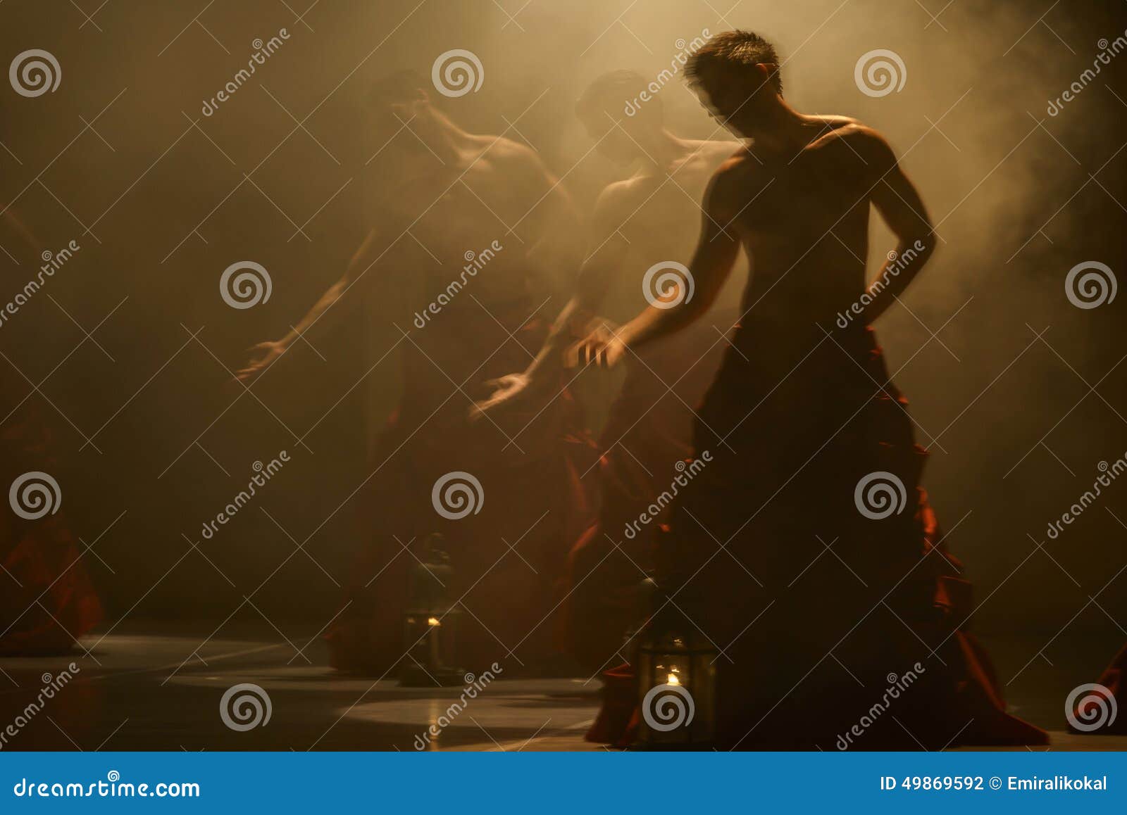 Group of Contemporary Dancers Performing on Stage Editorial Photography ...