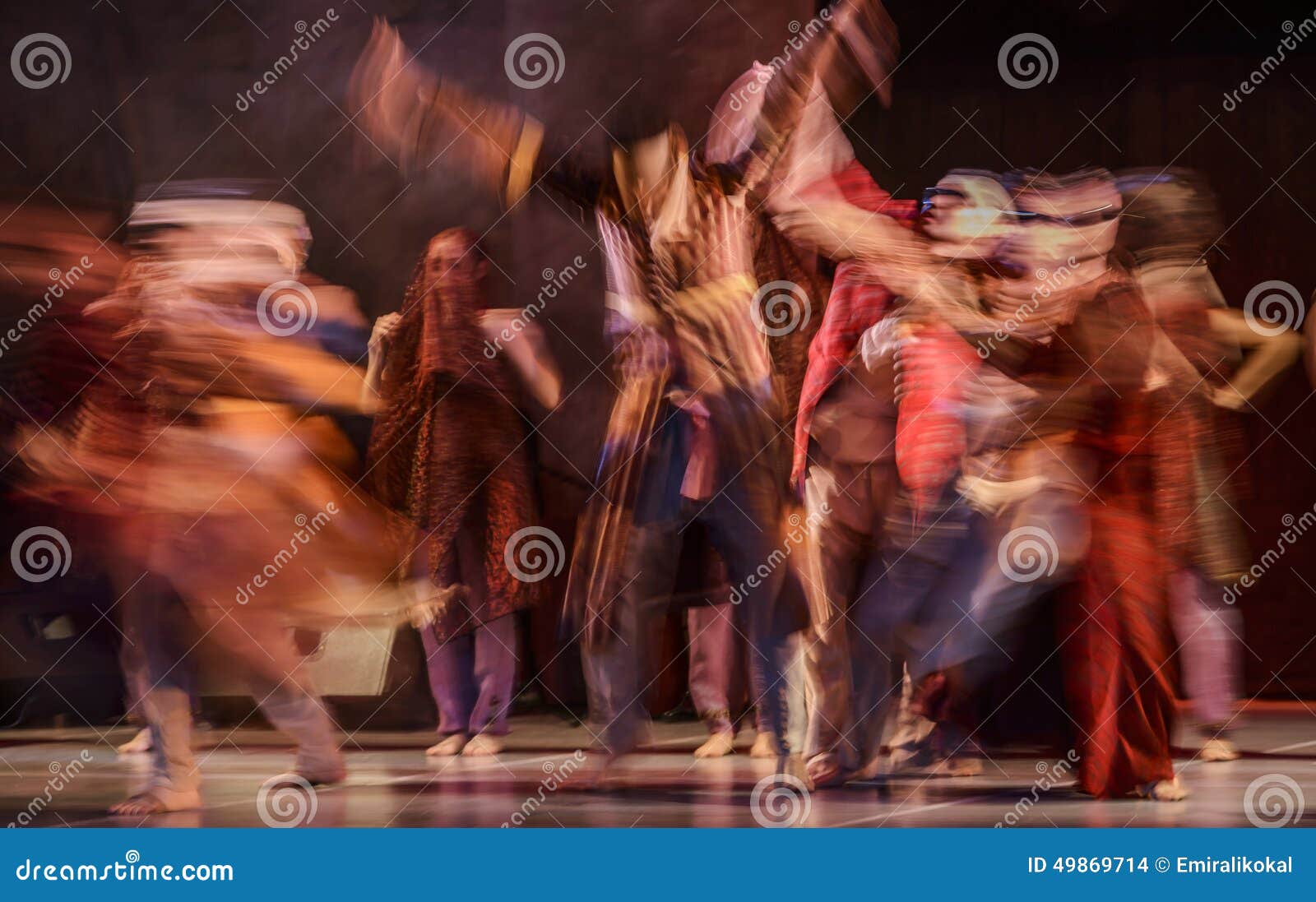 Group of Contemporary Dancers Performing on Stage Editorial Stock Image ...