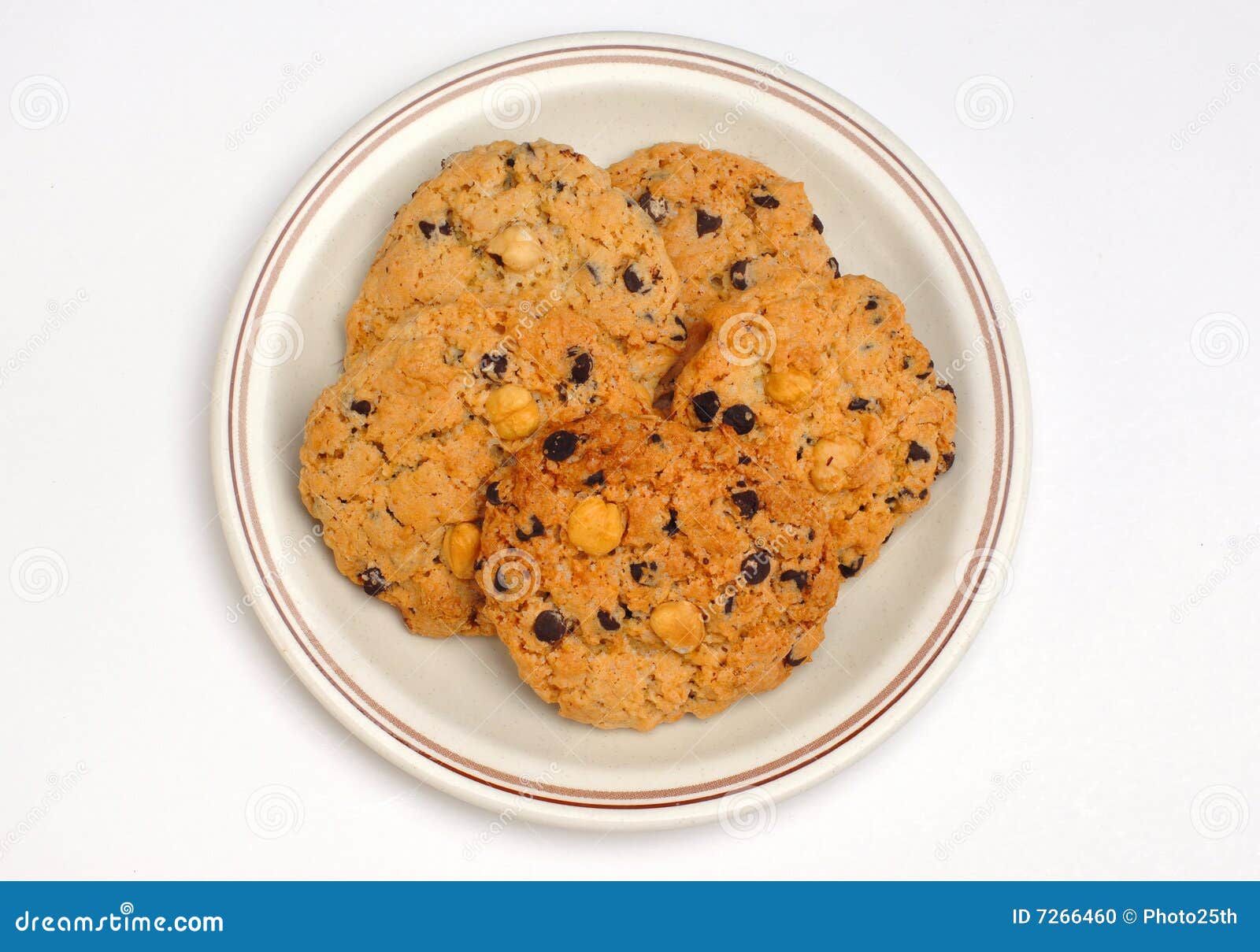 Group cookies in plate stock photo. Image of cookie, market - 7266460