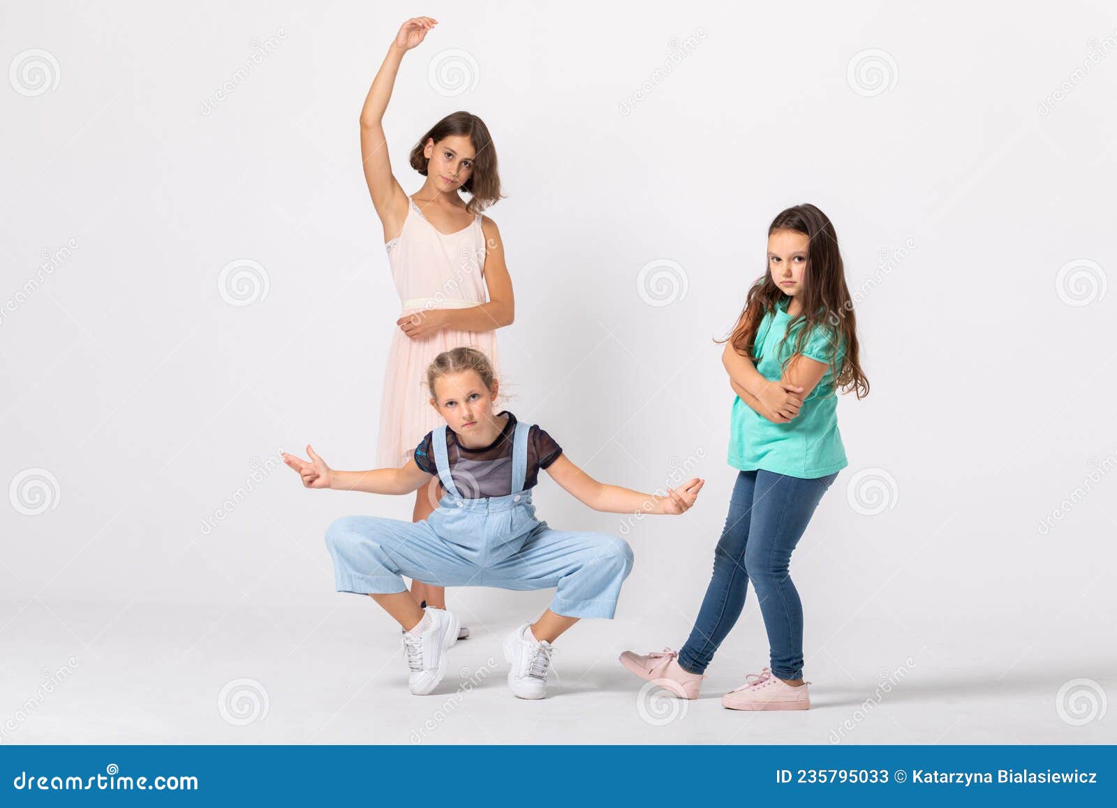 Cool Girls Fooling Around in White Room, Making Funny Poses Stock Image ... Cool Girls Fooling Around in White Room, Making Funny Poses Stock Image ...