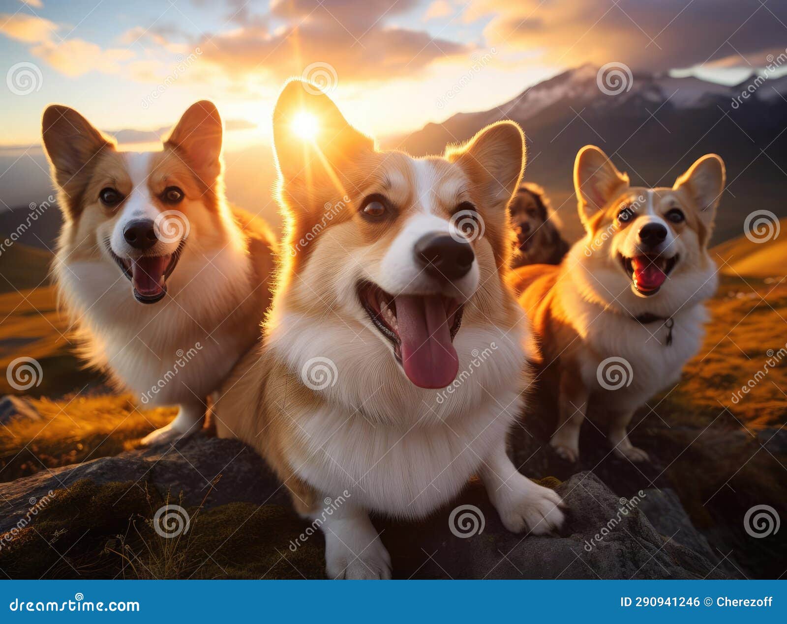 A group of corgi stock photo. Image of small, purebred - 290941246