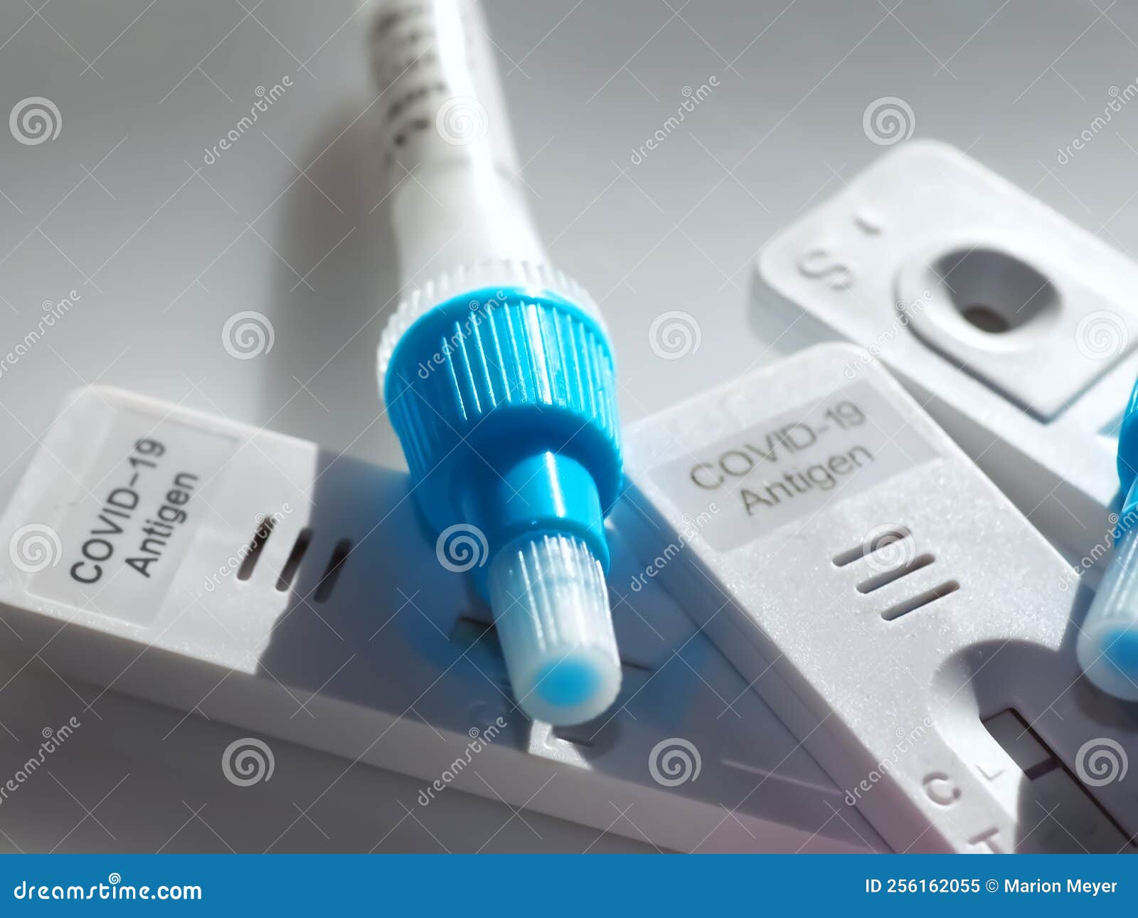 Group of Corona or Covid-19 Rapid Tests for Home Testing Stock Image ...