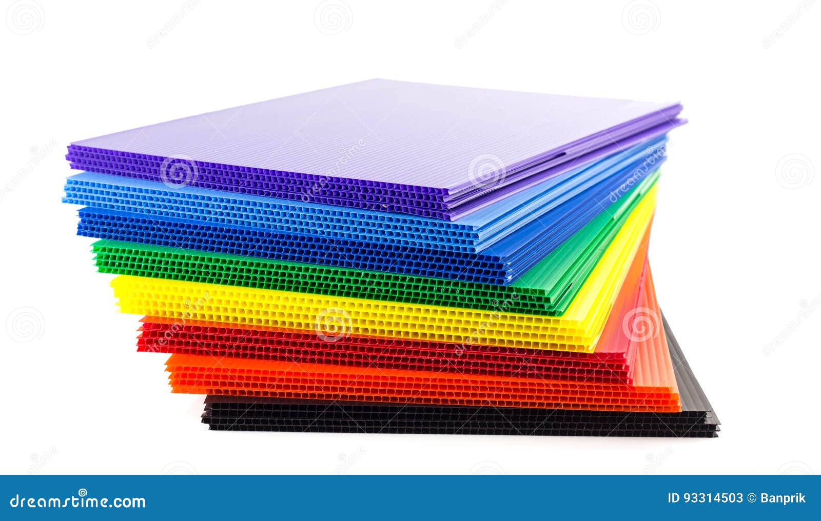 Group of Corrugated Plastics Stock Image - Image of feature, corrugated ...