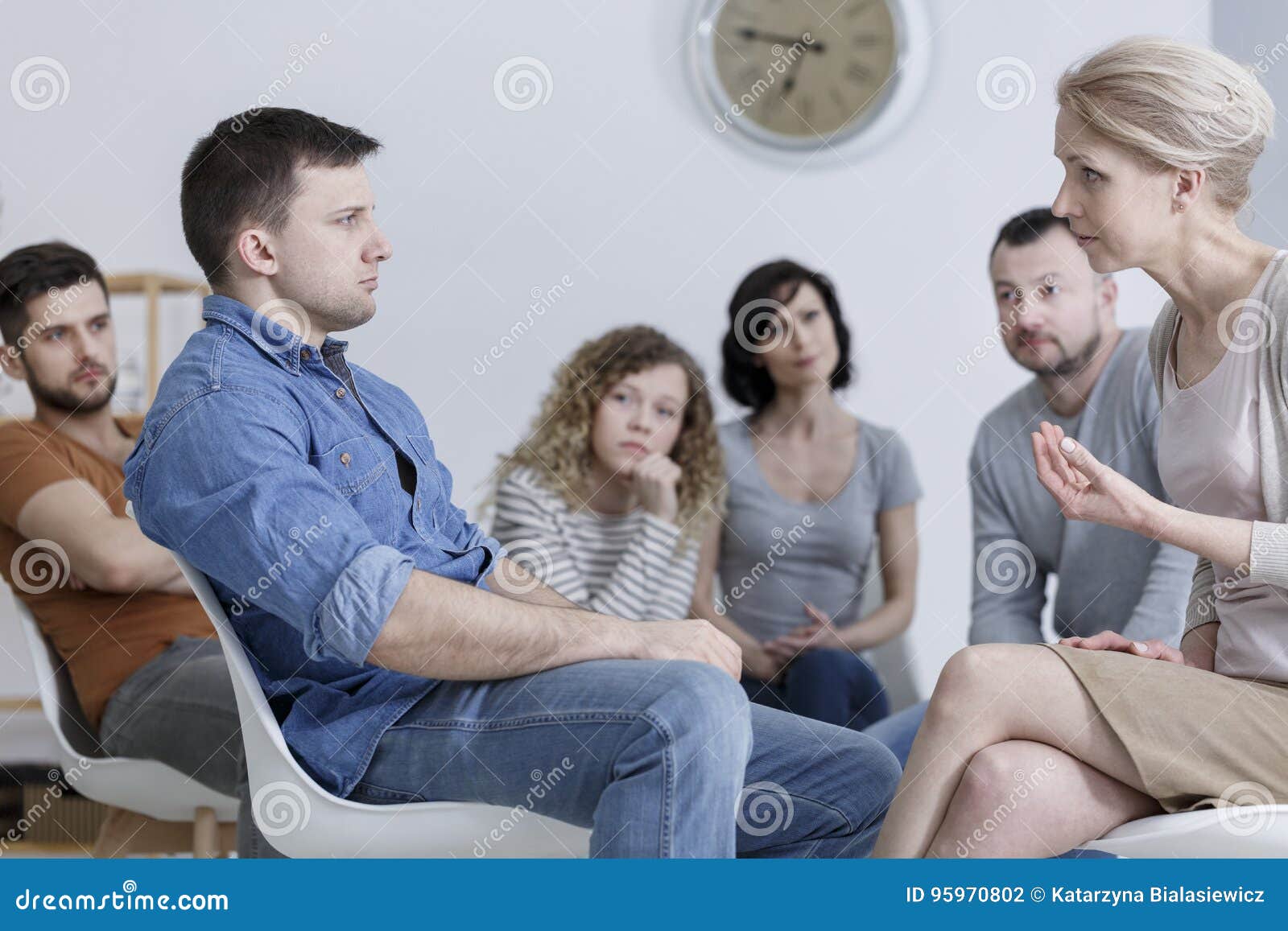 Group counseling session stock photo. Image of health - 95970802