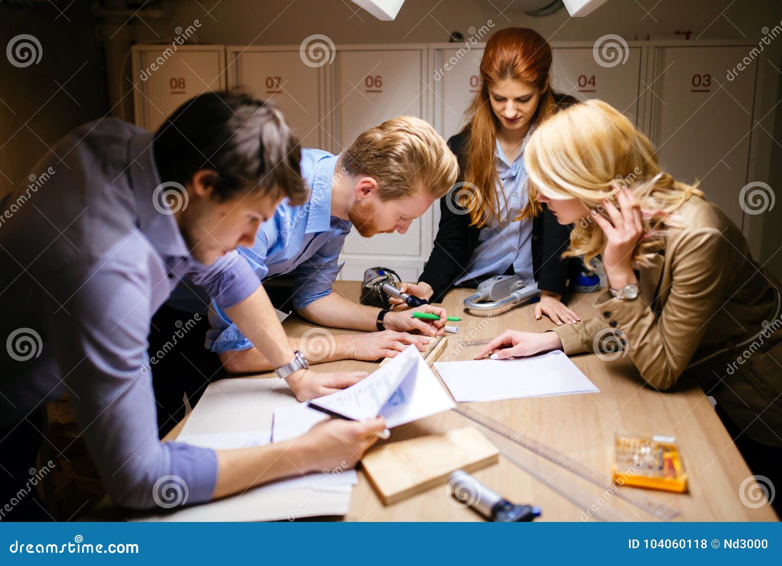 Group of Creative Designers Brainstorming Stock Photo - Image of ...