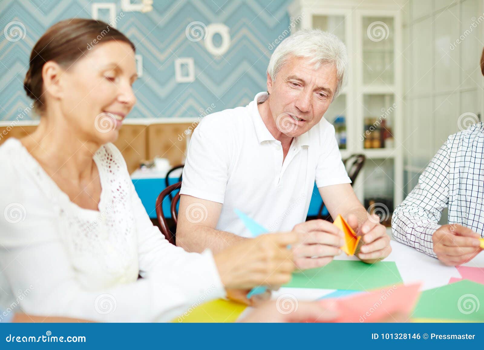 Origami Workshop stock photo. Image of togetherness - 101328146