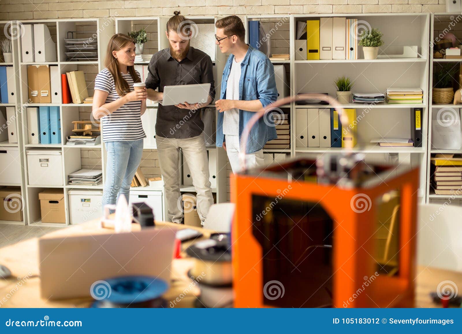 Group of Creative People in Design Studio Stock Photo - Image of design ...