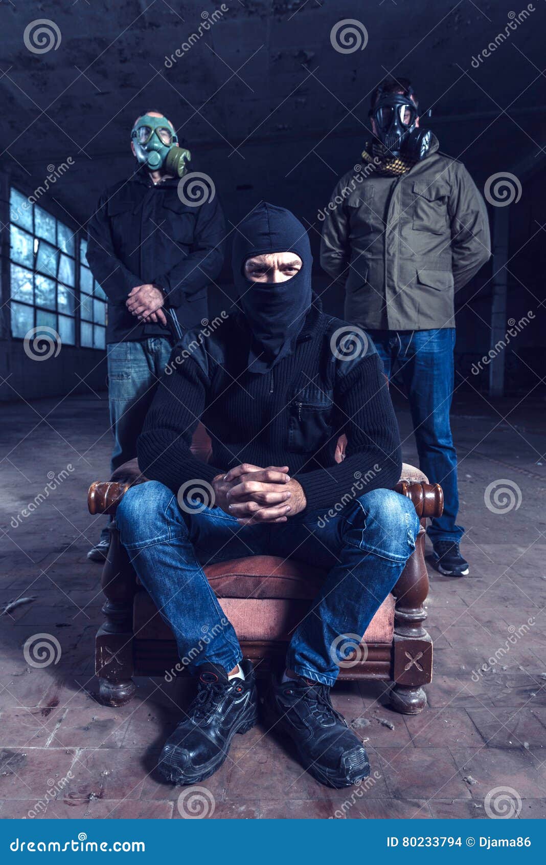 Group of the criminals stock photo. Image of masculinity - 80233794