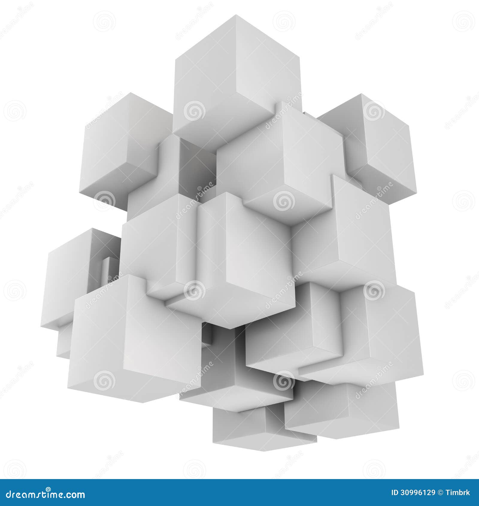 Group of cubes stock illustration. Illustration of pattern - 30996129