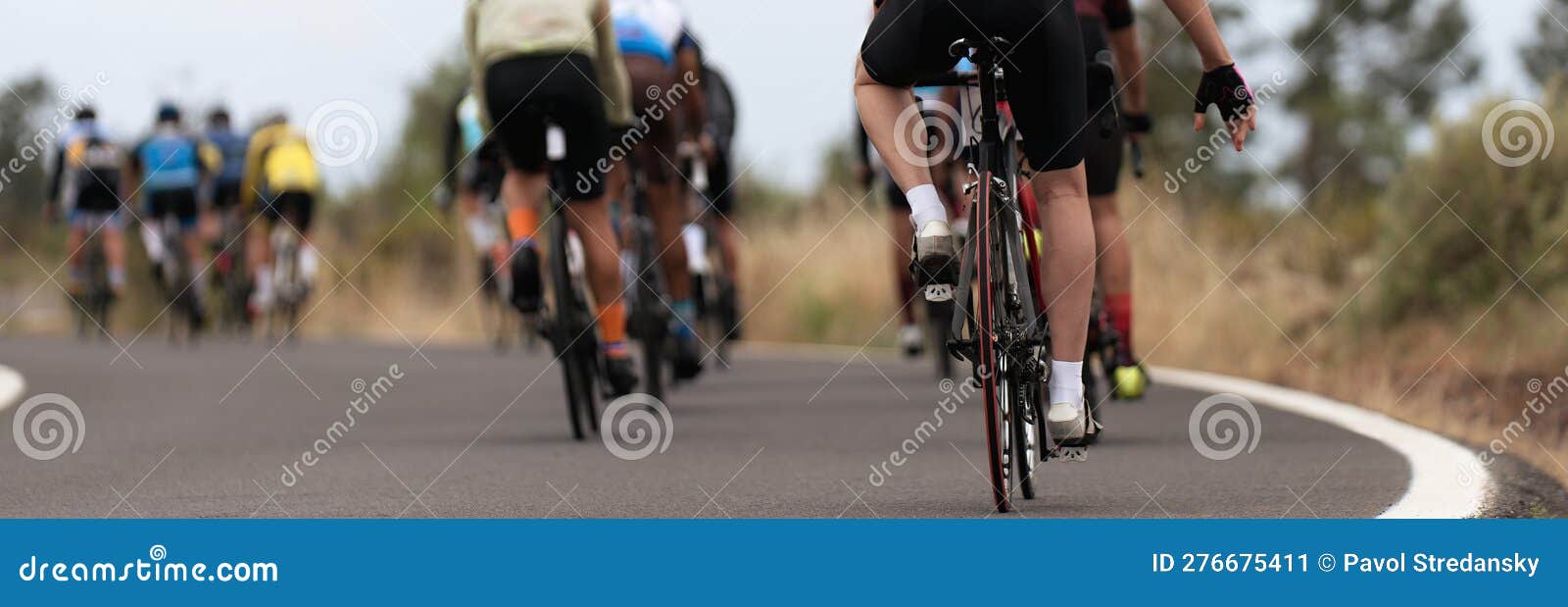 Group of Cyclist at Professional Race Stock Image - Image of group ...