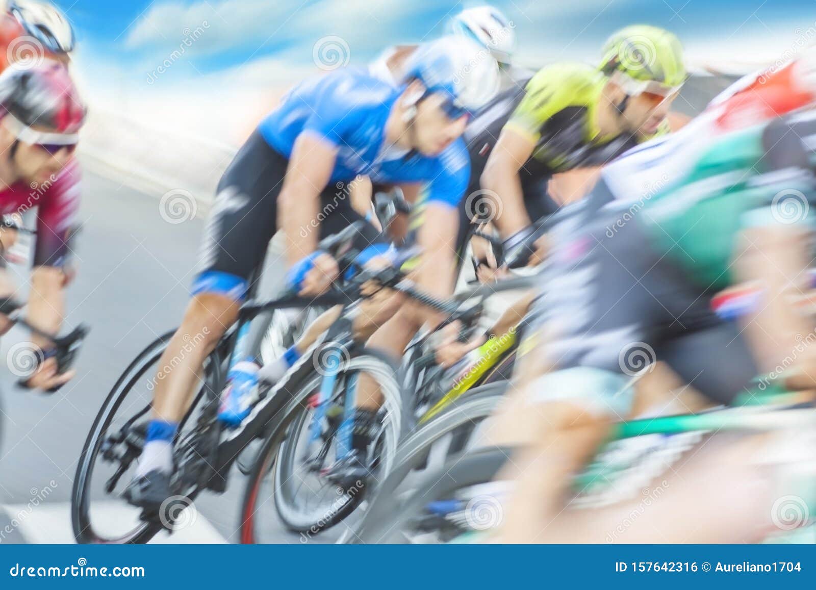 Group of Cyclist during a Race Editorial Photo - Image of leader ...
