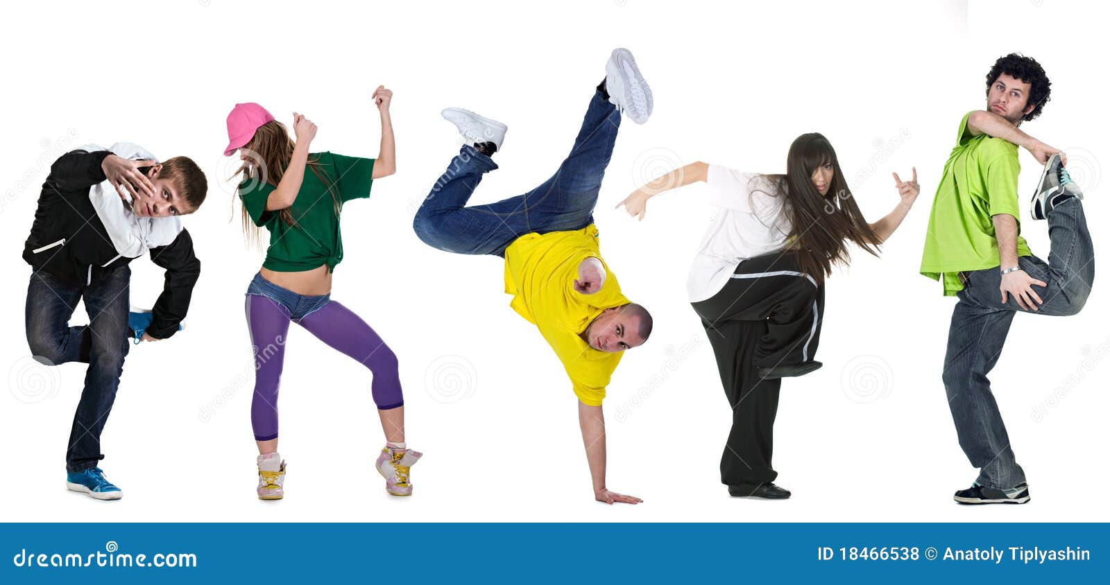 Group dancer stock photo. Image of performer, posing - 18466538