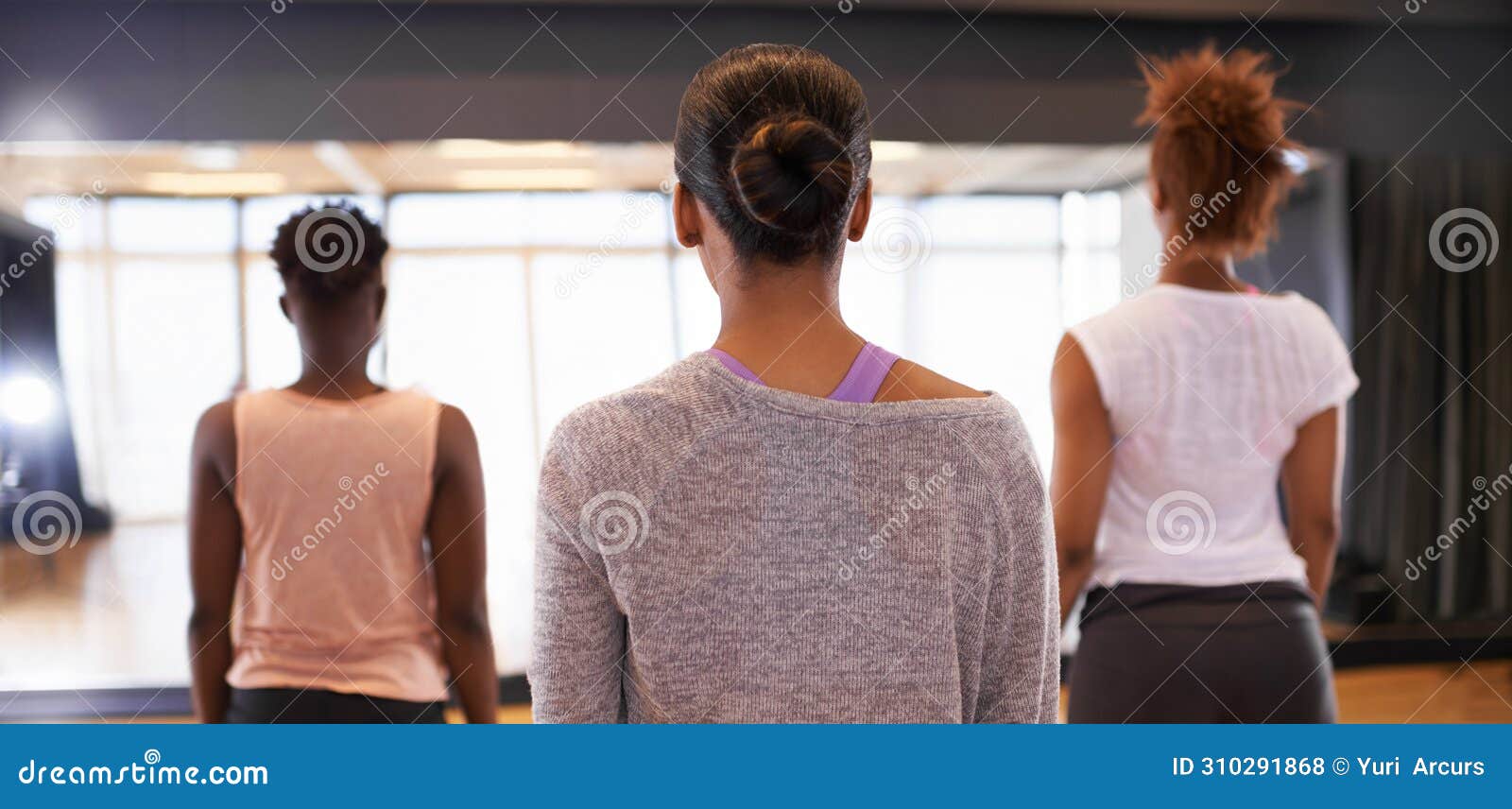 Group, Dancer and Back in Studio for Training with Moving, Steps and ...