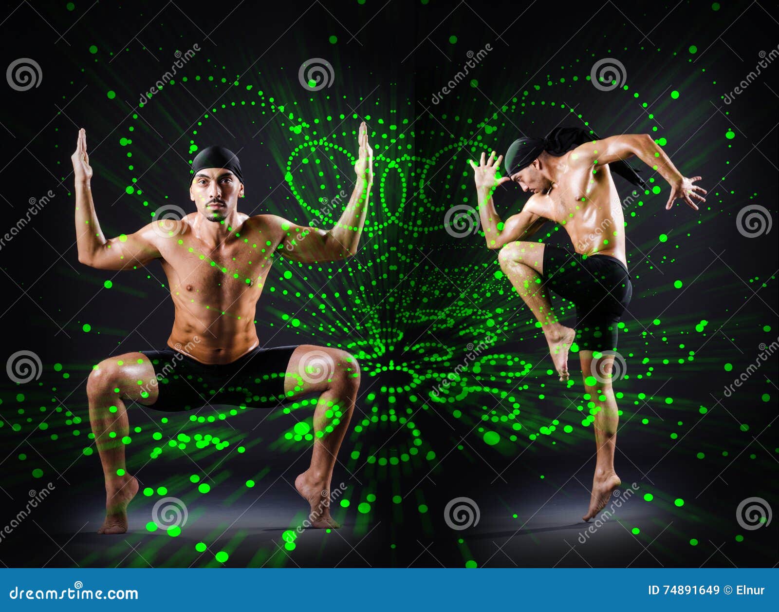 The Group of Dancer in Dancing Abstract Concept Stock Image - Image of ...