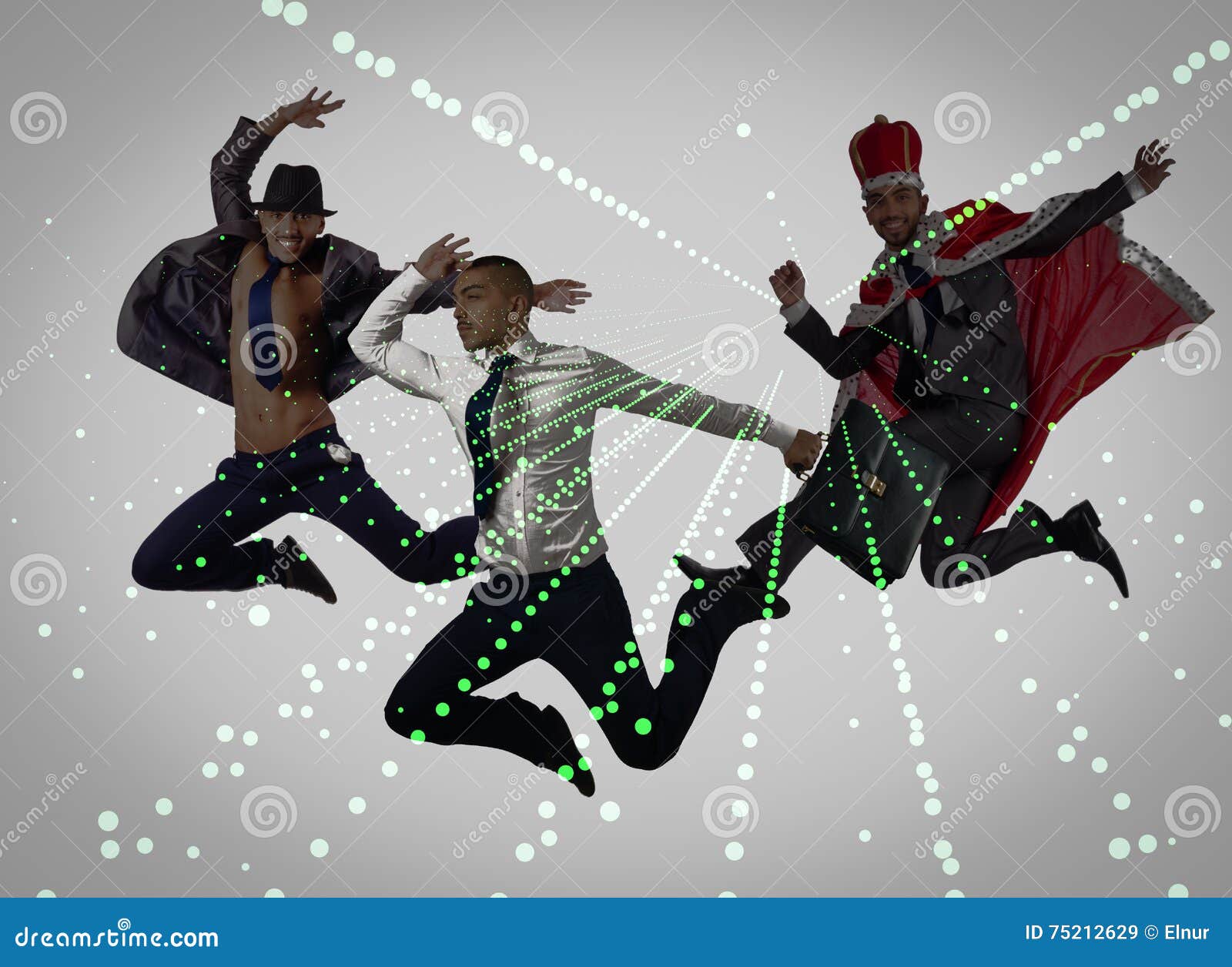 The Group of Dancer in Dancing Abstract Concept Stock Image - Image of ...