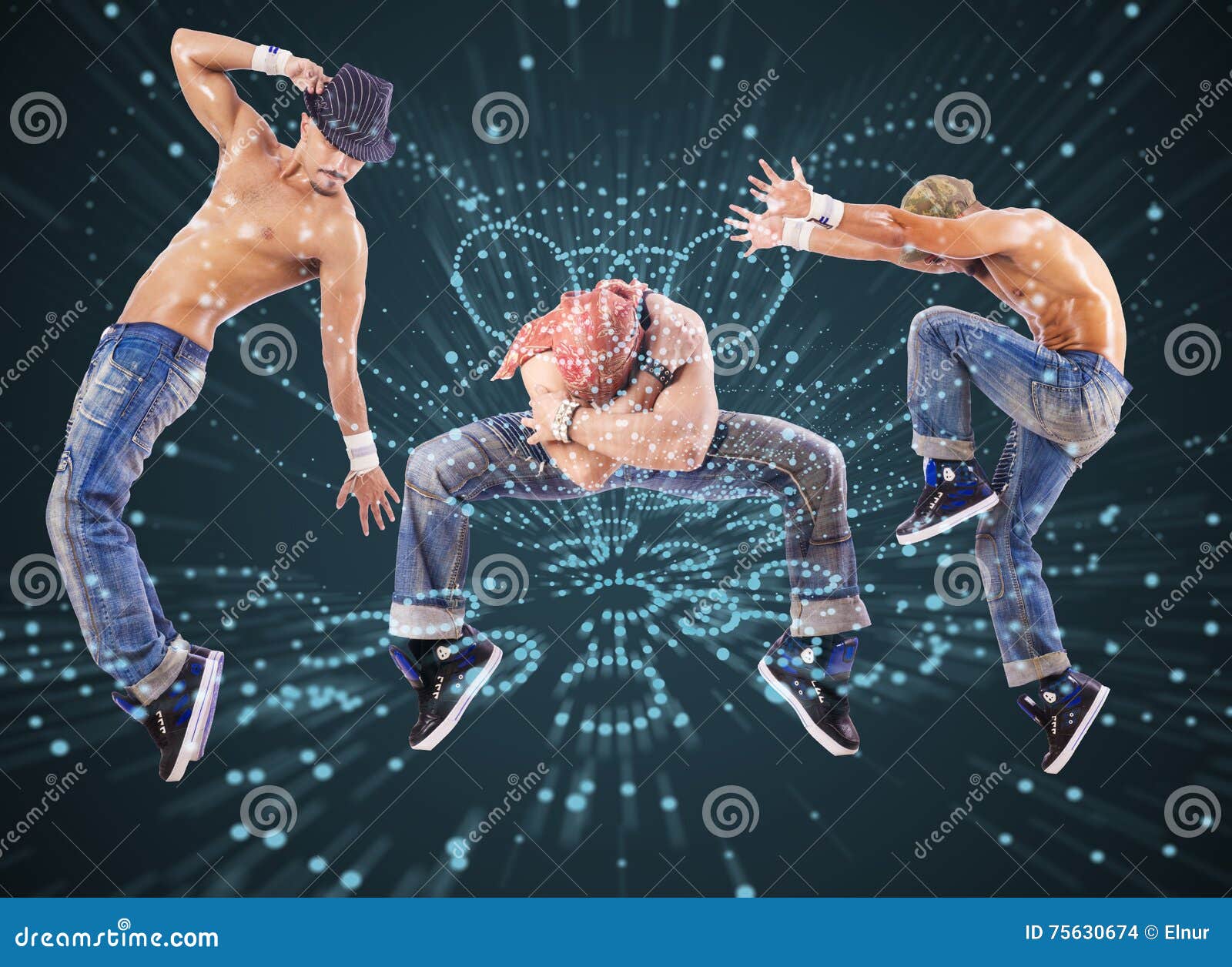 The Group of Dancer in Dancing Abstract Concept Stock Photo - Image of ...