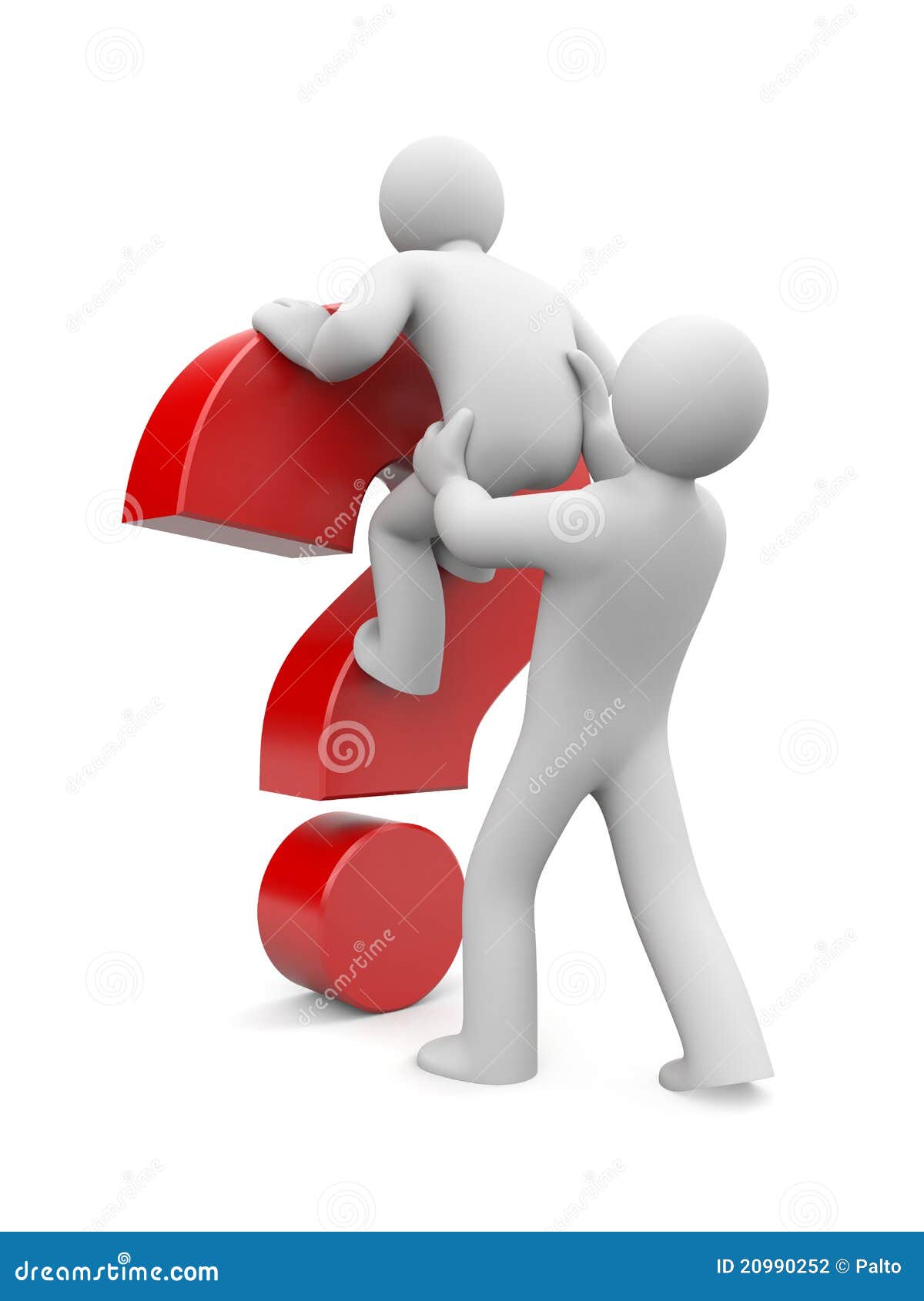 Group Decision of Questions Stock Illustration - Illustration of main ...