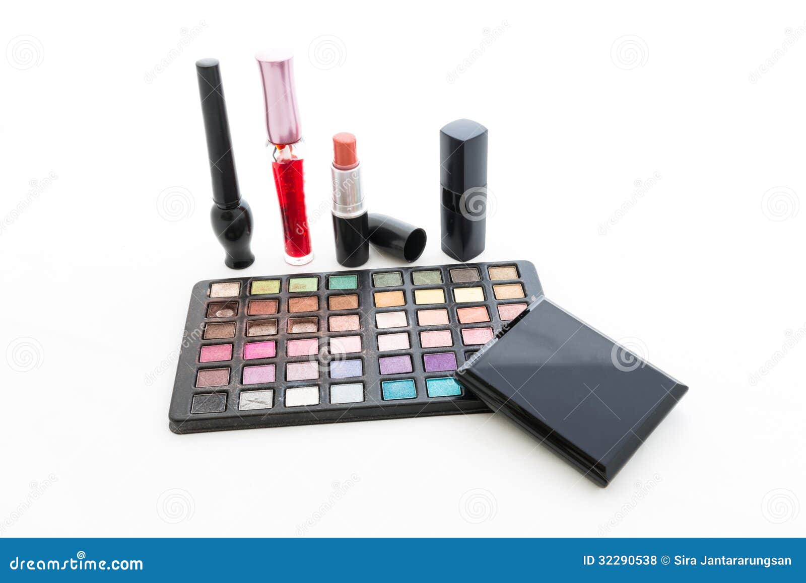 Group Decorative Cosmetics for Makeup. Still Life Stock Photo - Image ...