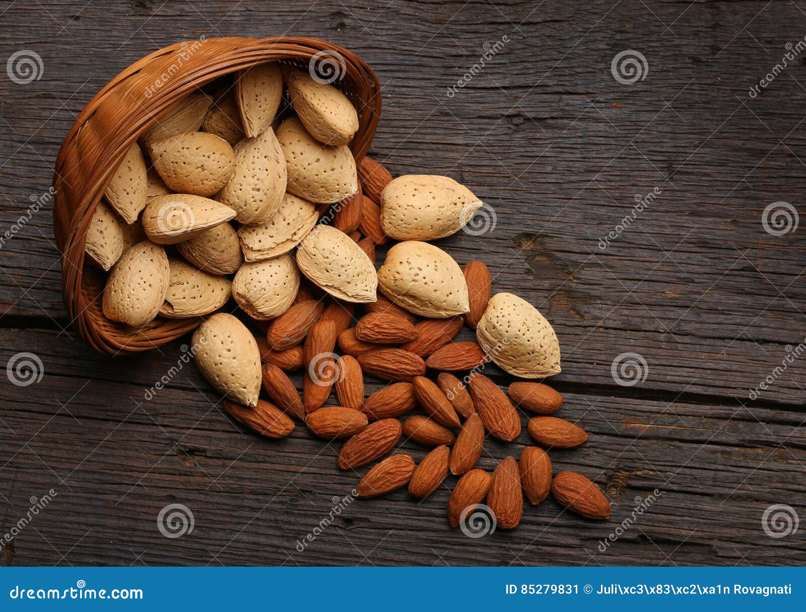 Group of Delicious Almonds in a Bowl Stock Image - Image of protein ...