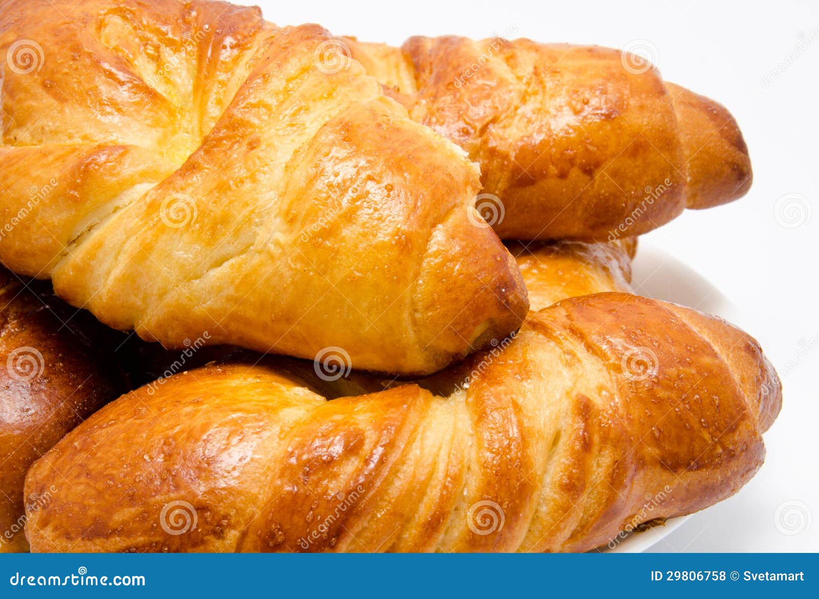 Group of Delicious Buns on Plate Stock Photo - Image of exquisite ...